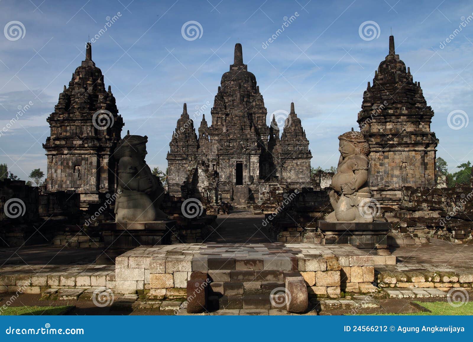 The Candi Sewu stock photo. Image of ruin, travel, landmark - 24566212