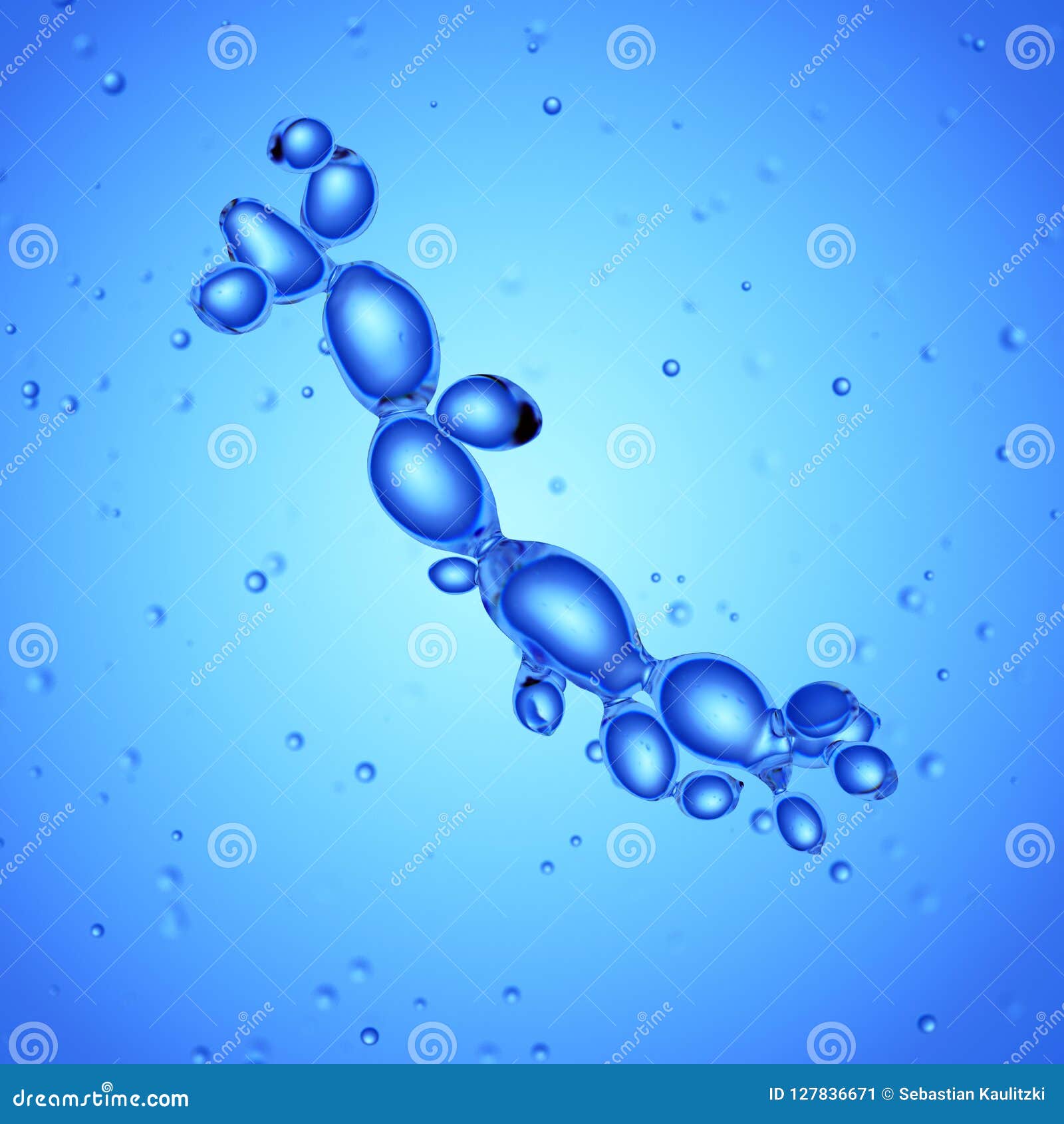 Candida albicans stock illustration. Illustration of molecular - 127836671
