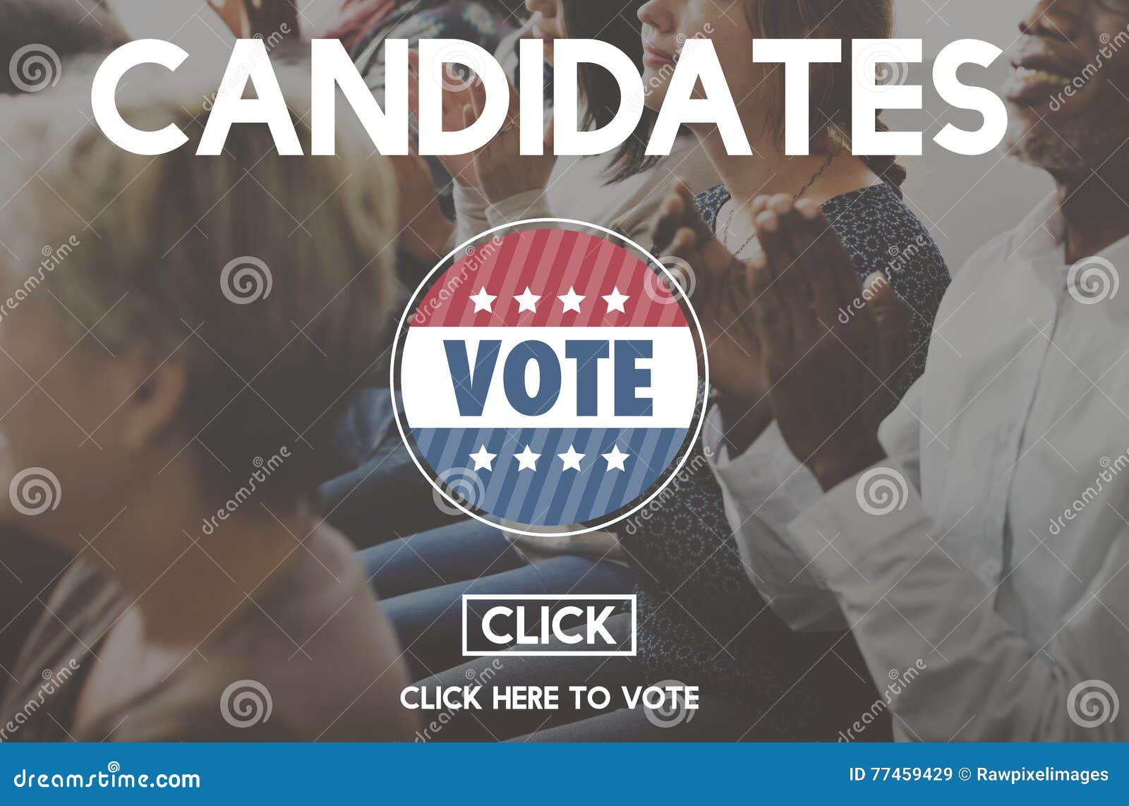 Candidate Candidates Choosing Diversity Vote Concept Stock Image ...