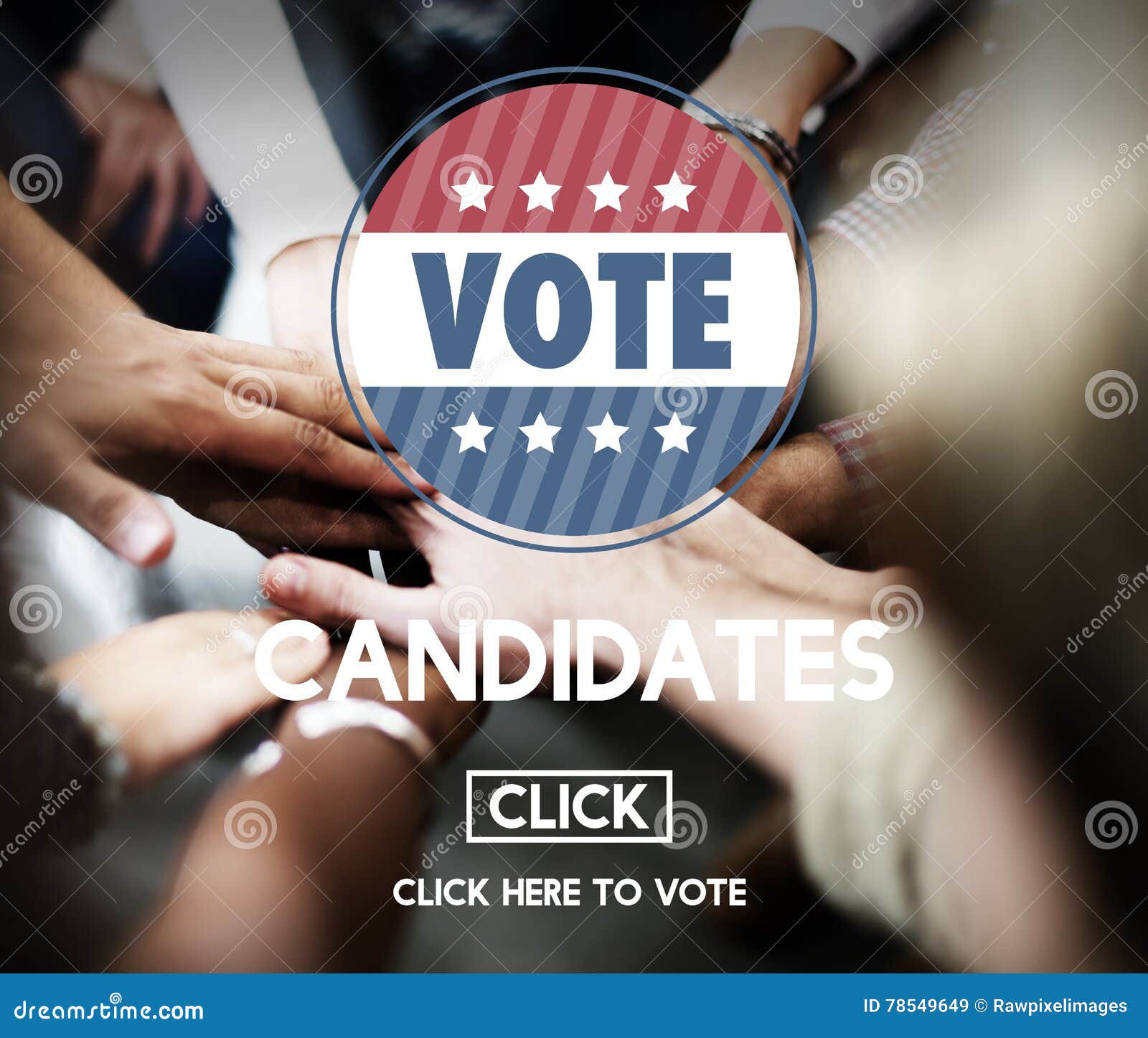 Candidate Candidates Choosing Diversity Vote Concept Stock Image ...