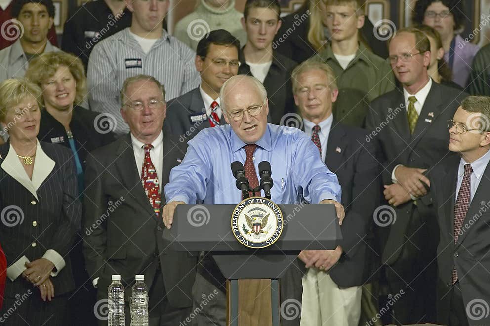 Candidate Cheney editorial photography. Image of conservatism - 26275952