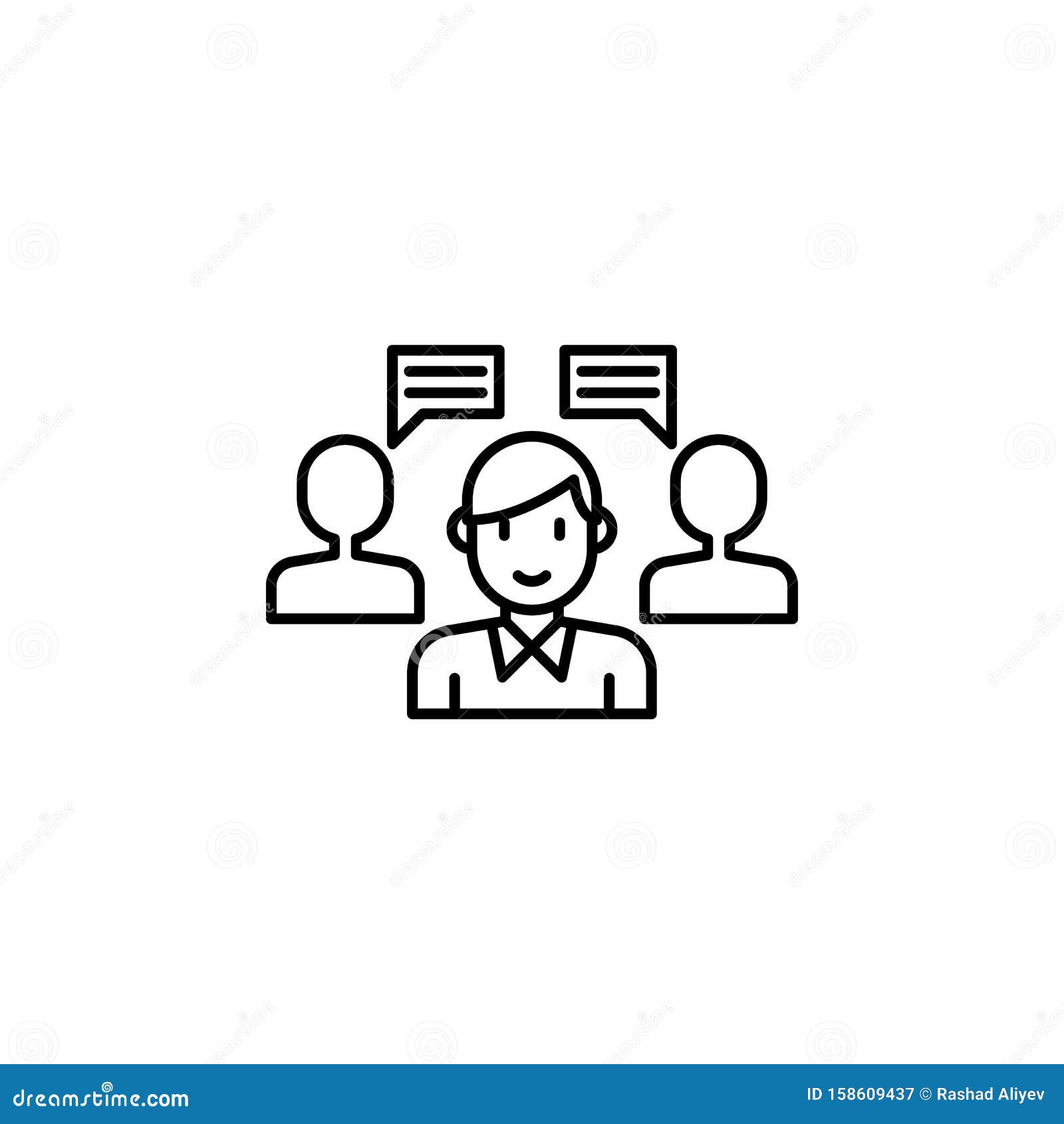 Candidate Icon On White Background. Simple Element Illustration From ...