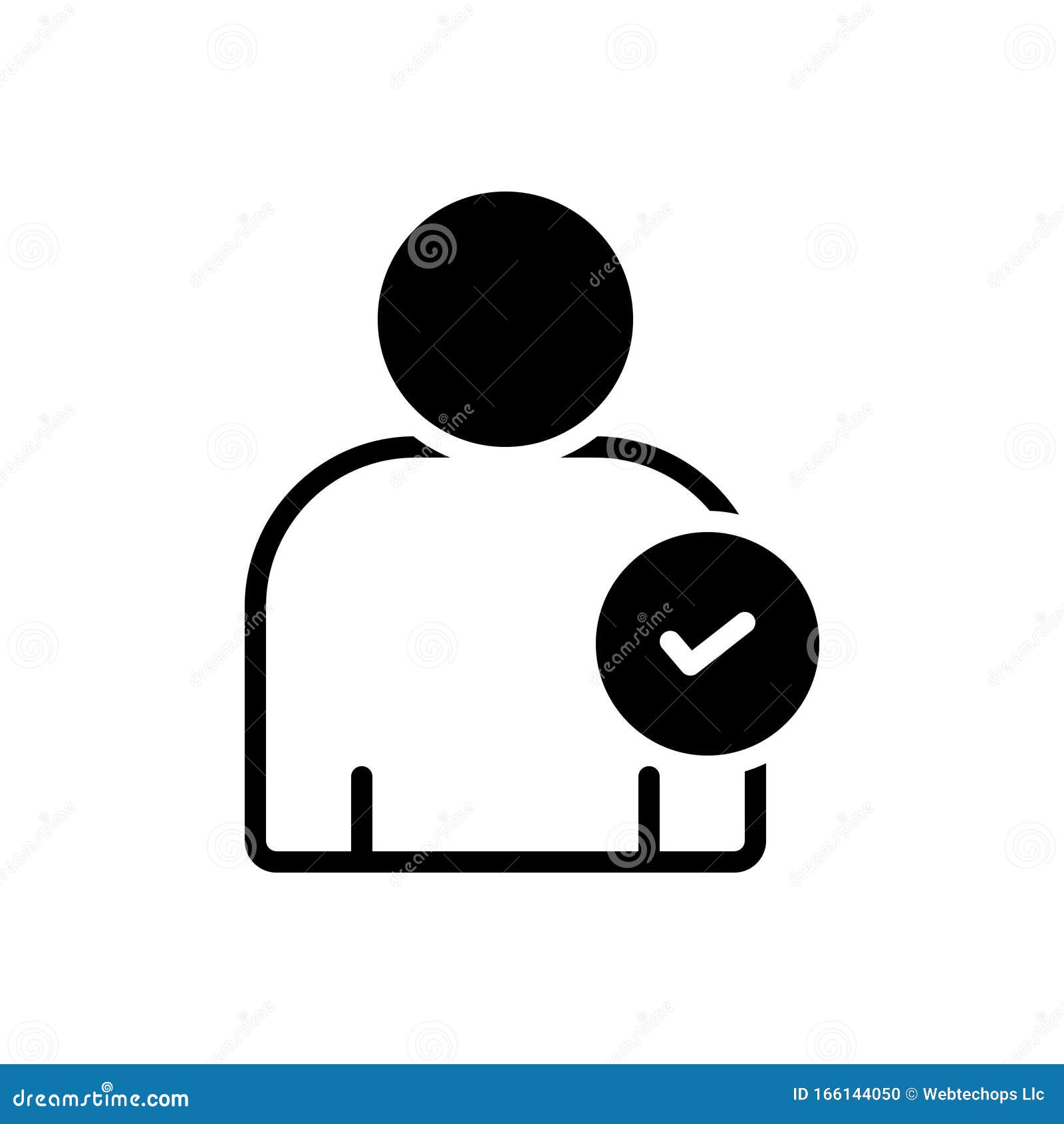 Black Solid Icon for Candidate, Pretendent and Nominee Stock ...