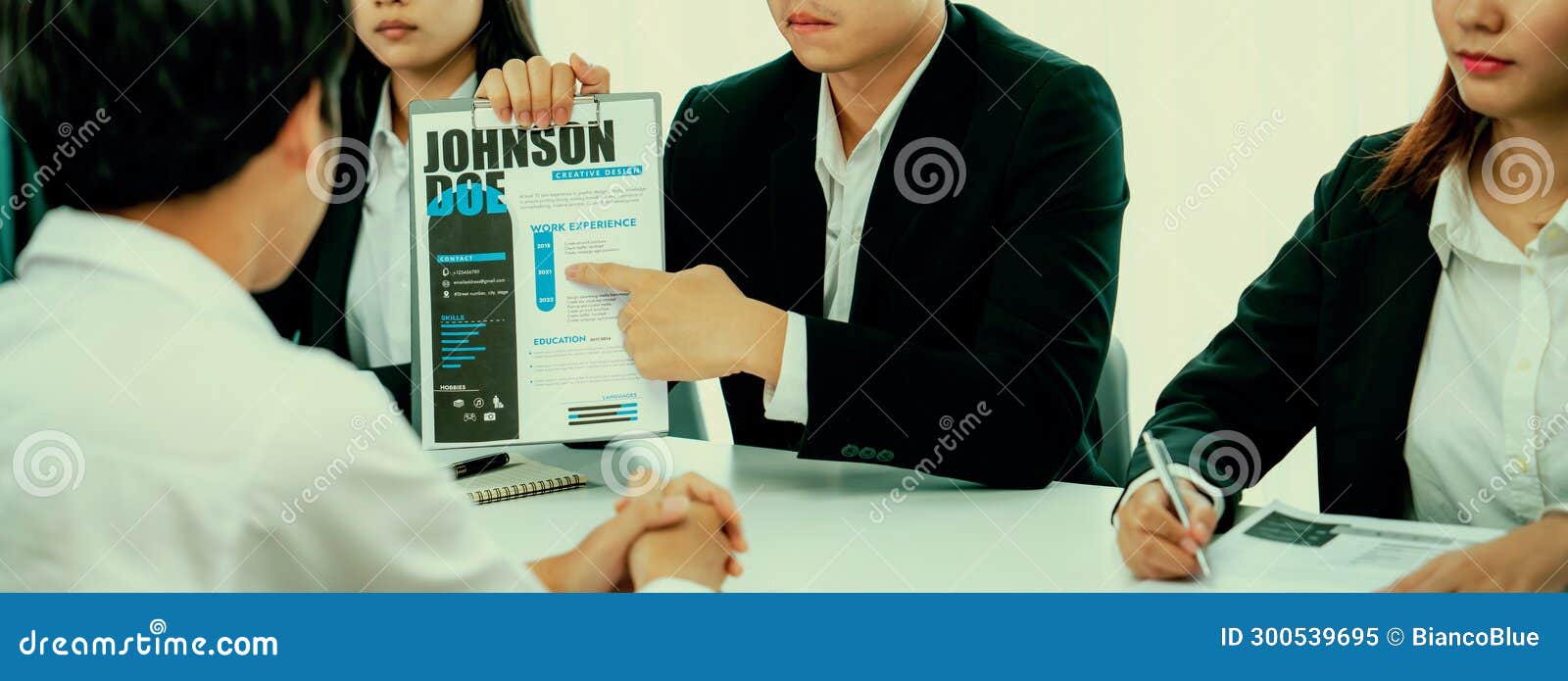 Candidate in Job Interview with Human Resources Manager Oratory ...