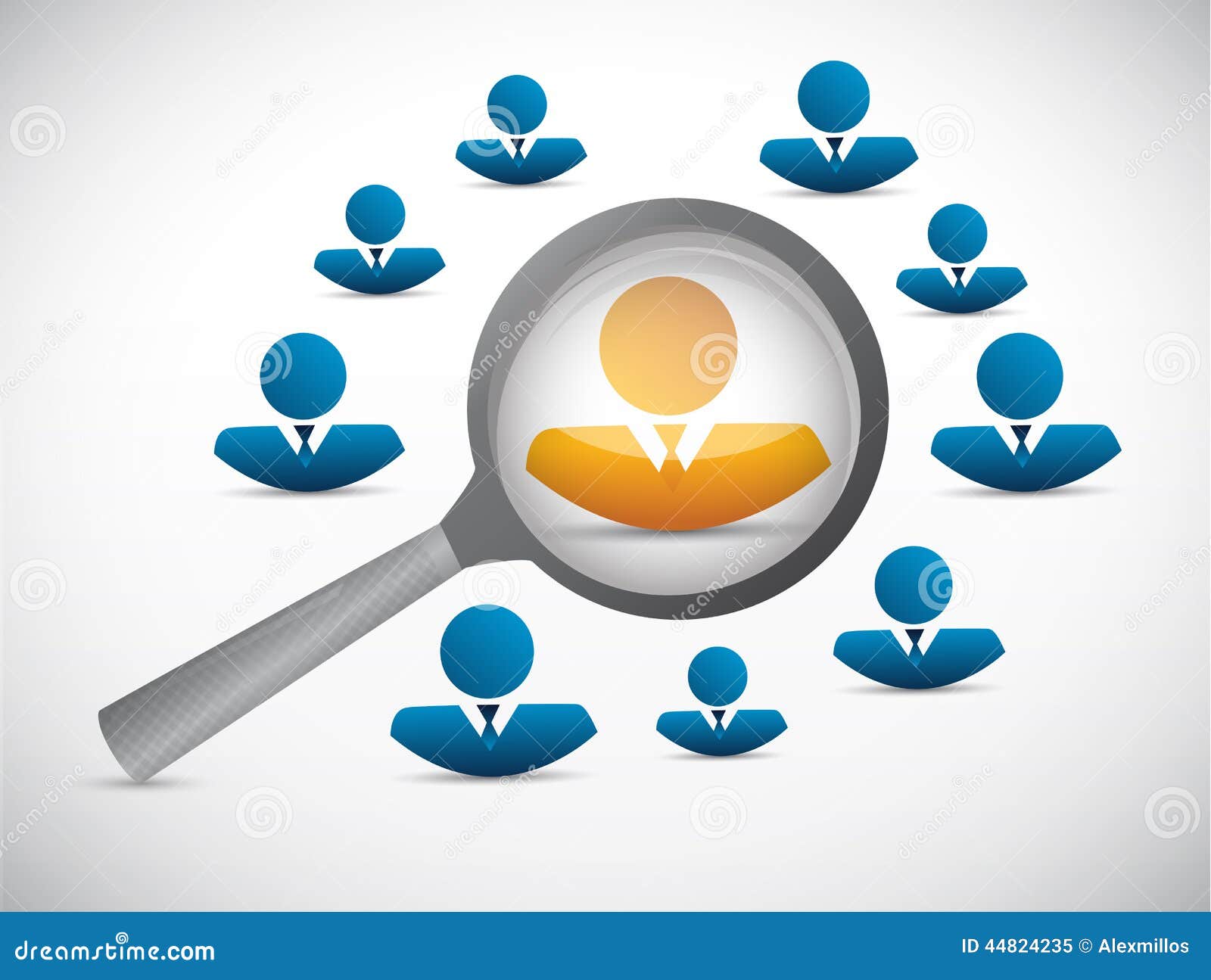 Candidate Search Selection Illustration Design Stock Illustration ...