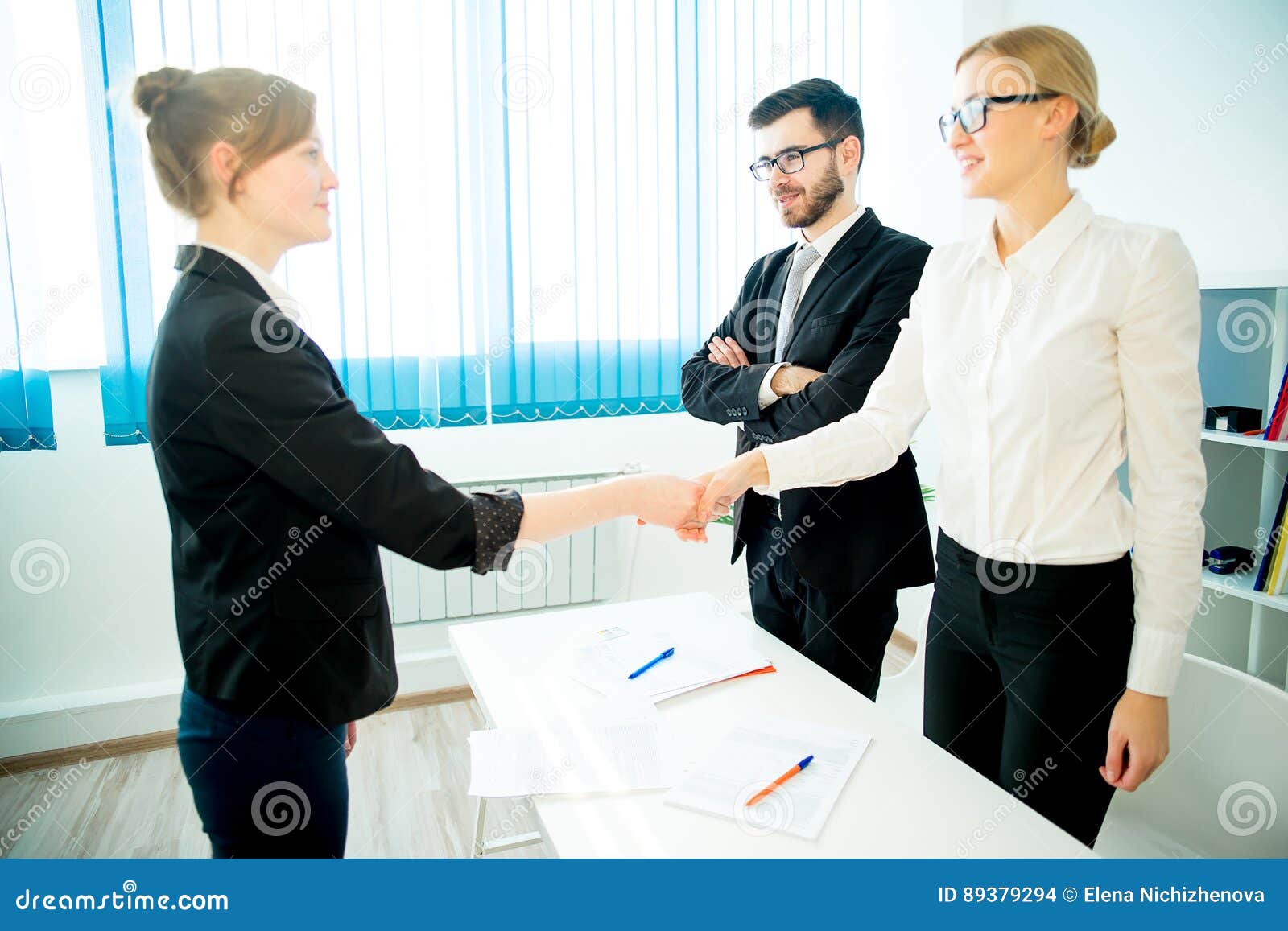Candidate Shaking Hands with Hr Manager Stock Photo - Image of hands ...