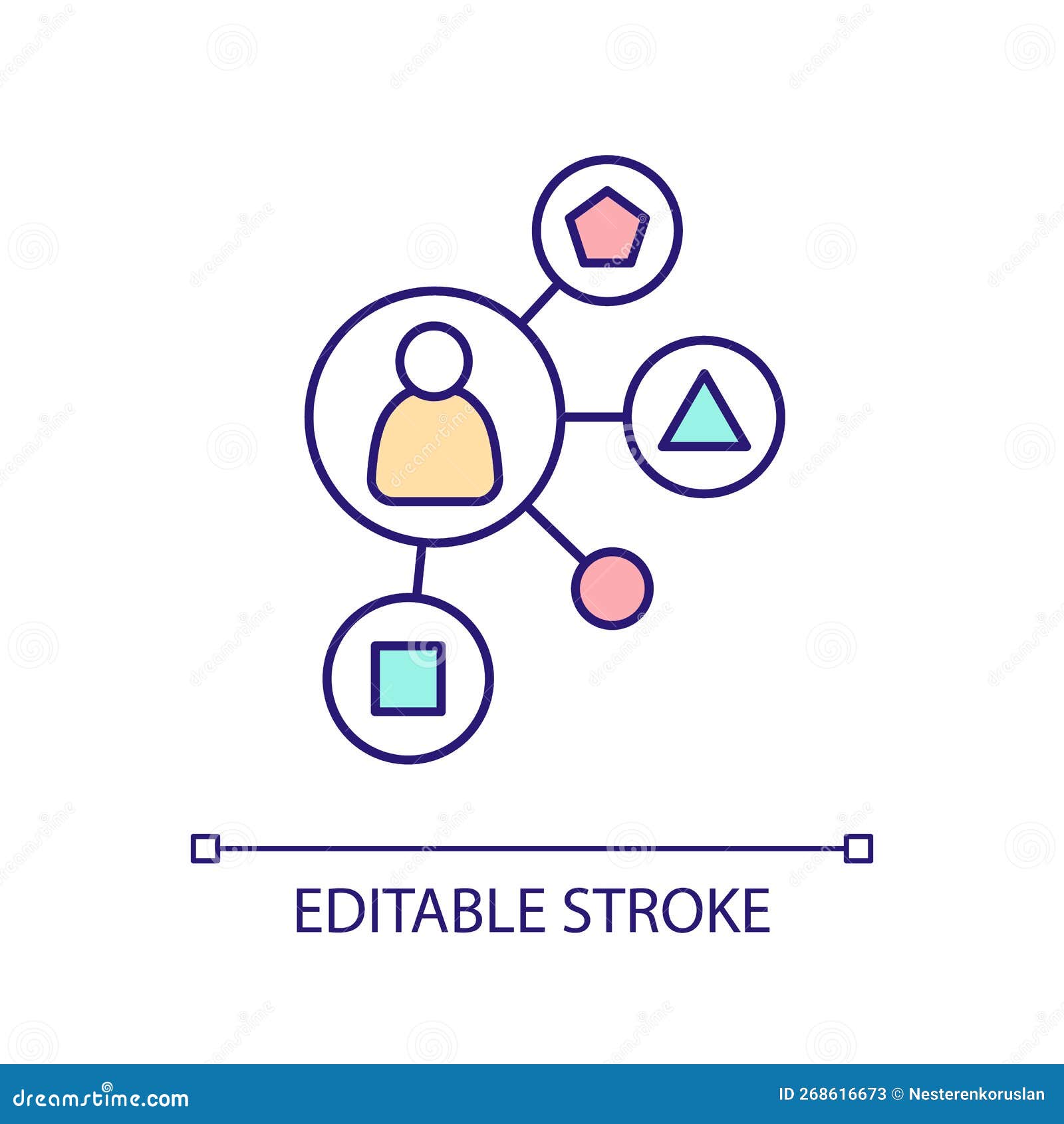 Candidate Skills RGB Color Icon Stock Vector - Illustration of color ...
