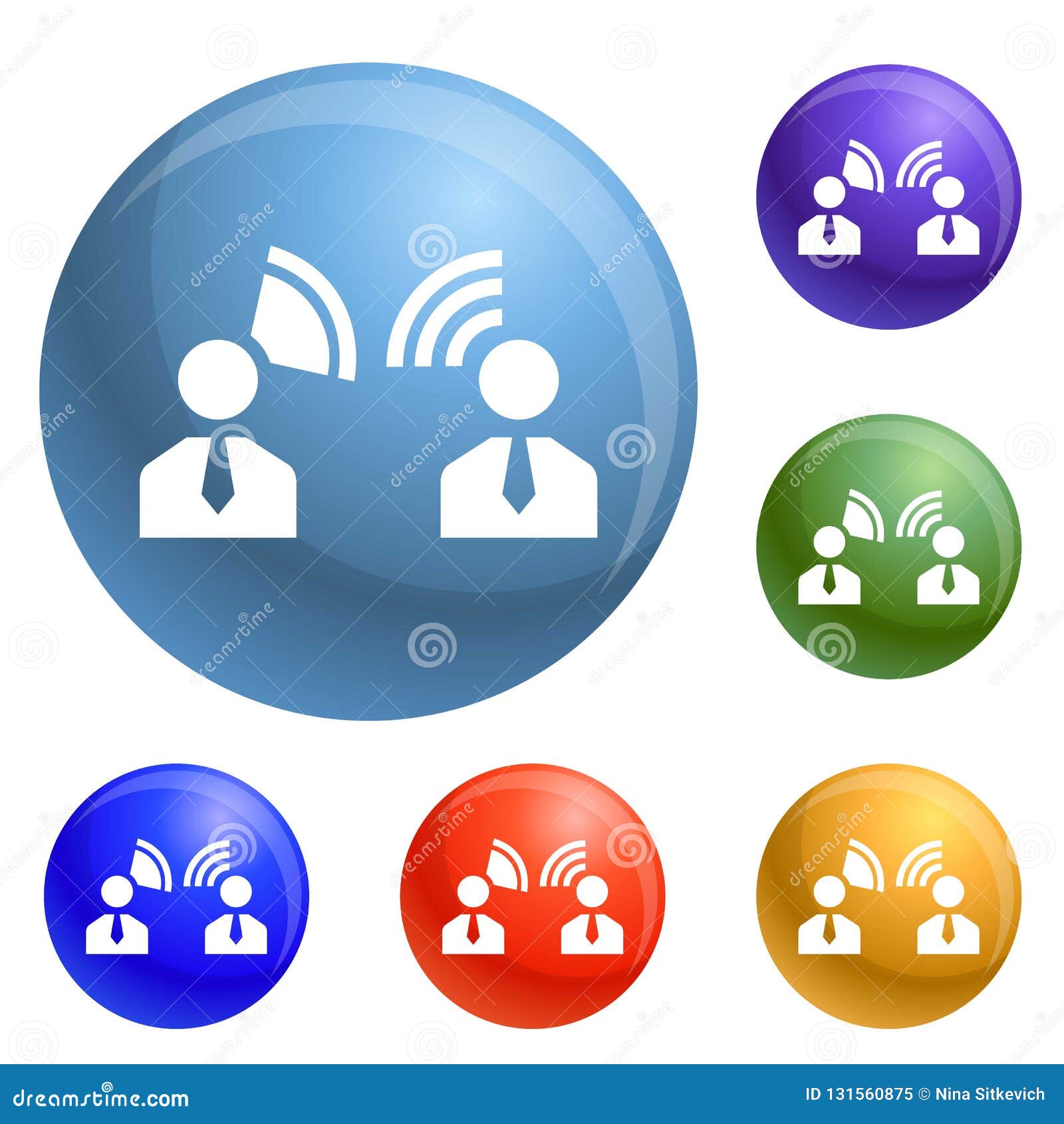 Candidate Speech Website Landing Page. Man In Suit Standing Behind Of ...