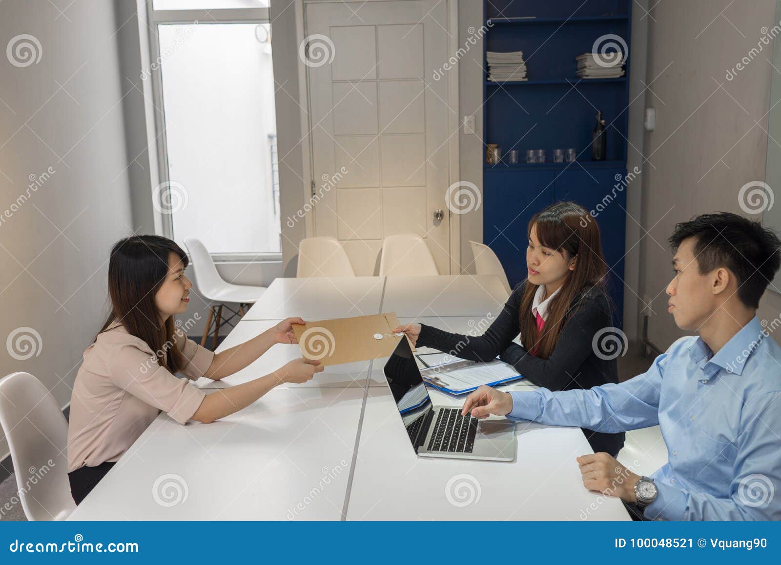 Candidate Submitting Profile To Recruitment Department in the Interview ...