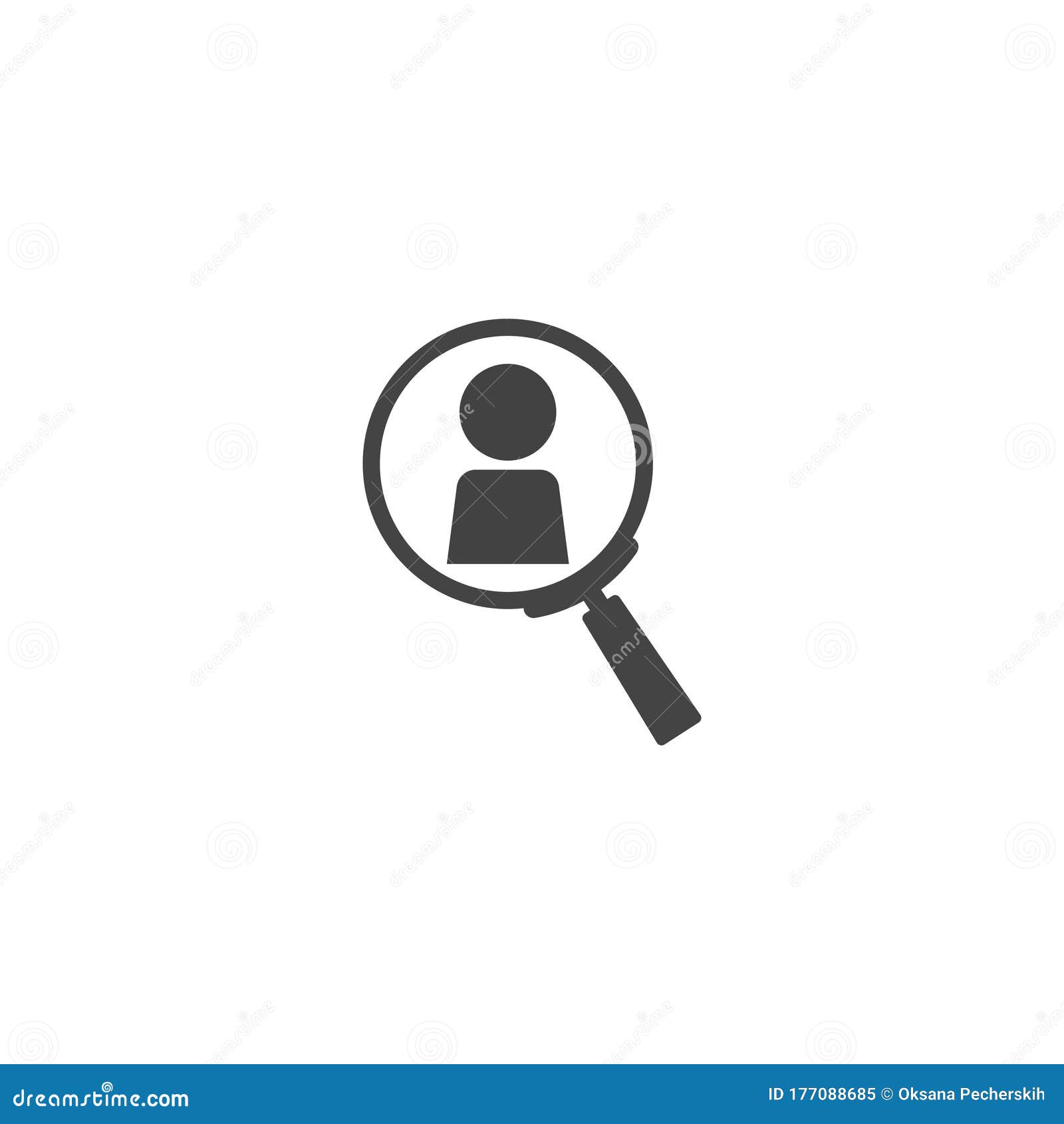 Candidate Vector Icon on White Isolated Background Stock Vector ...