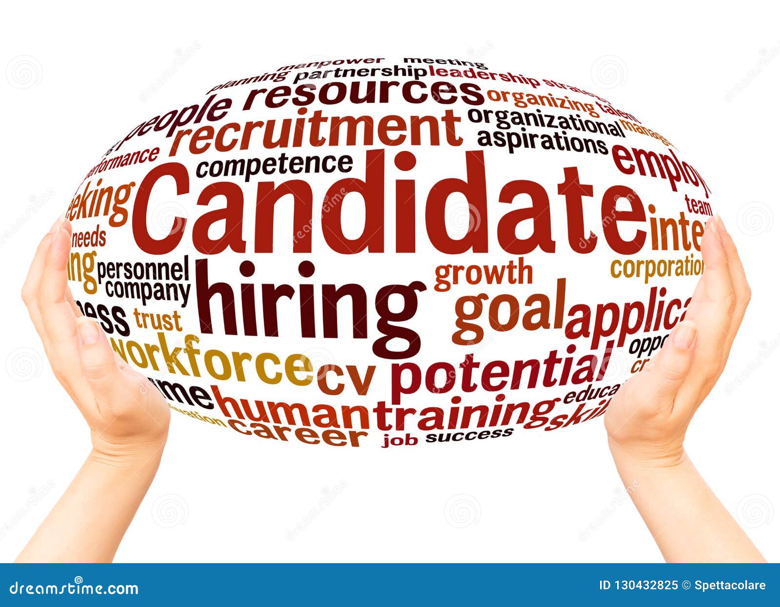 Candidate Word Cloud Hand Sphere Concept Stock Image - Image of ...