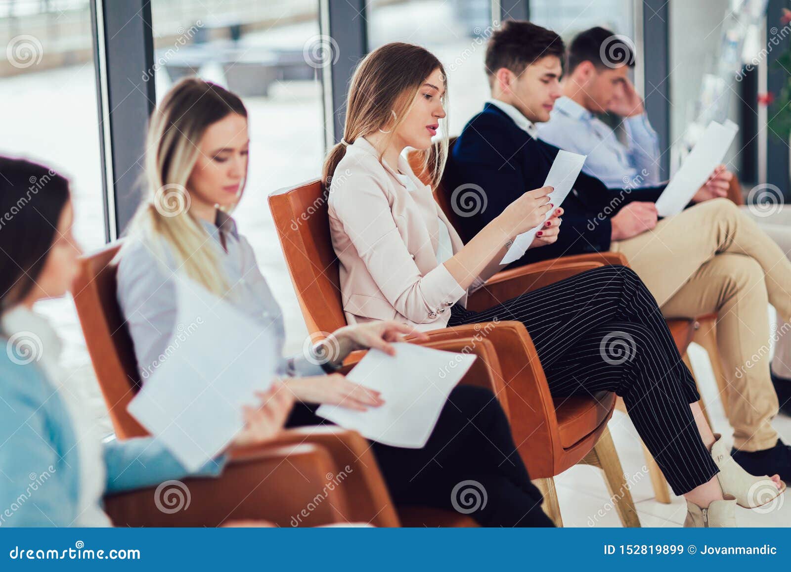 Candidates Waiting for a Job Interview Stock Image - Image of ... Candidates Waiting for a Job Interview Stock Image - Image of ...