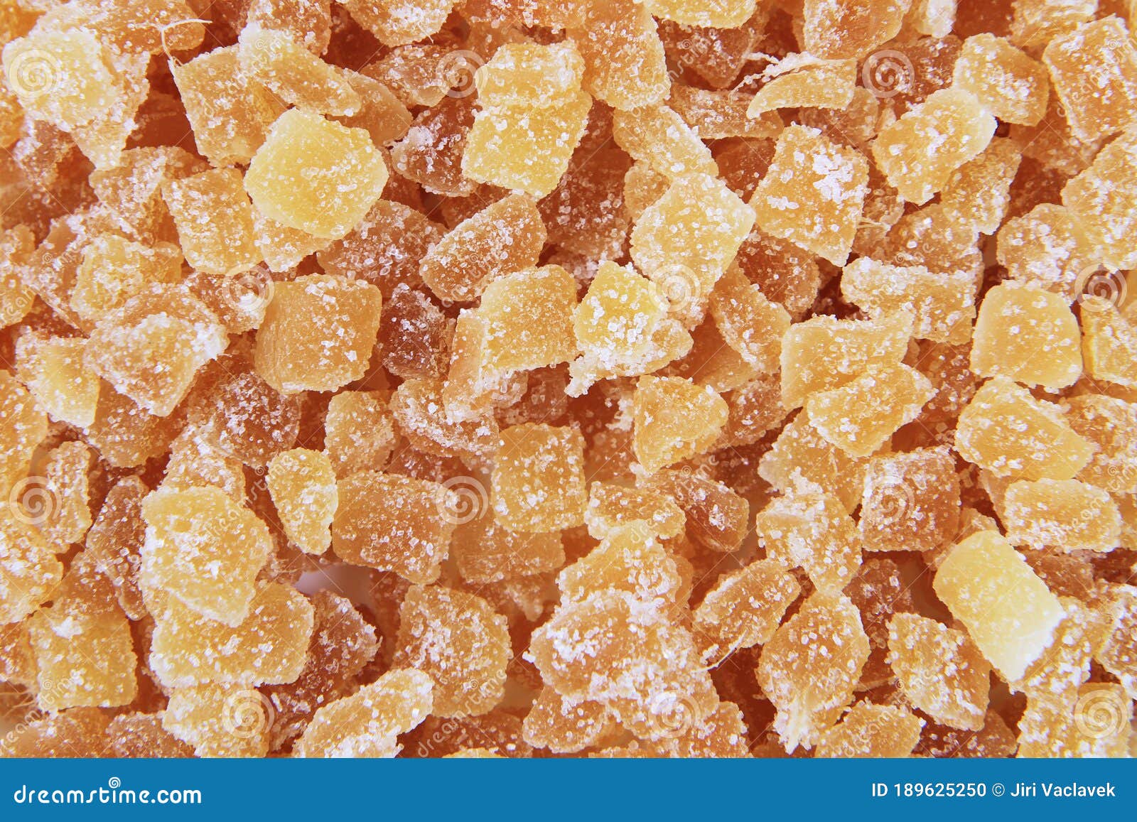 Candied ginger texture stock photo. Image of fresh, snack - 189625250
