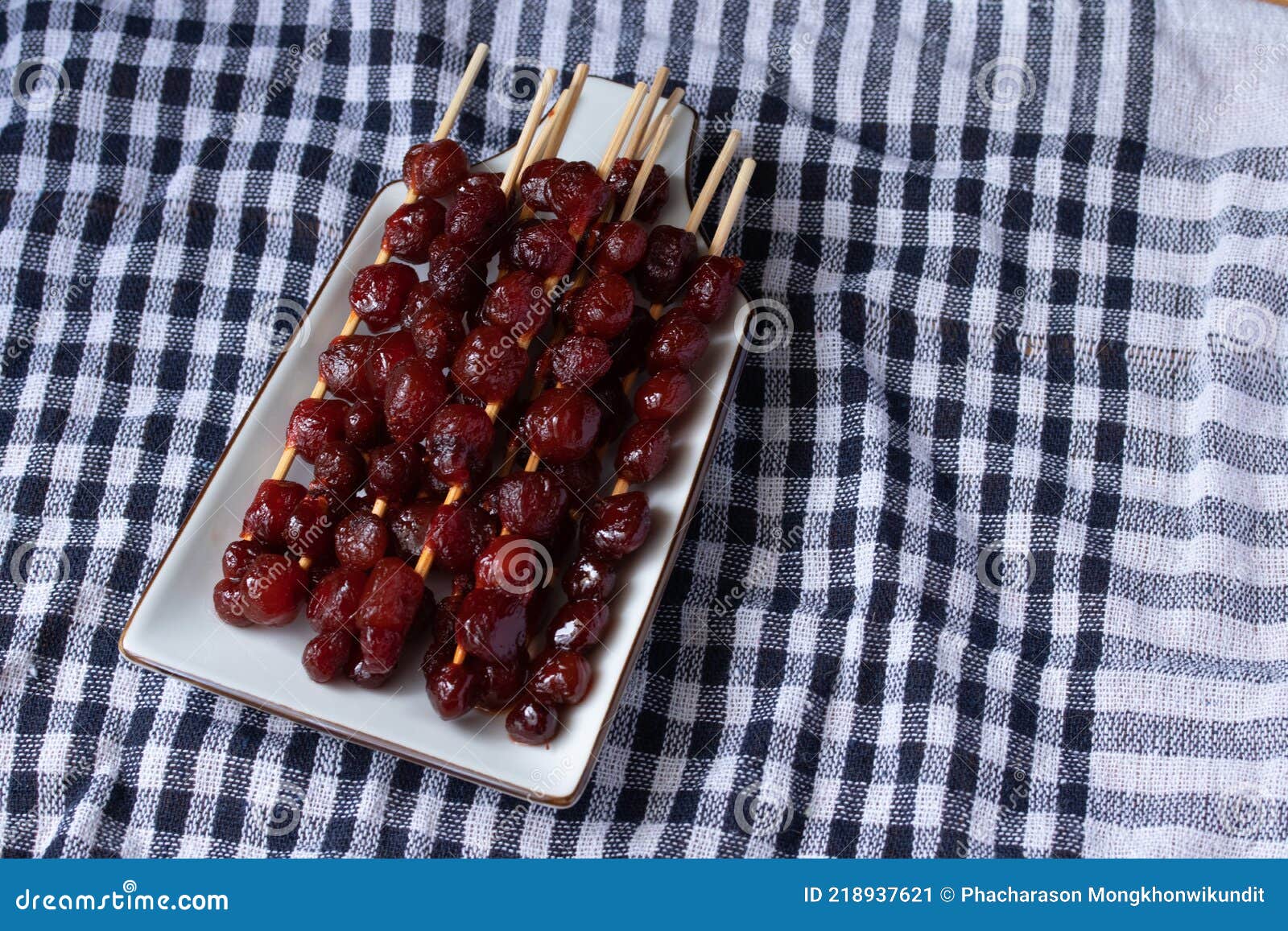 Candied Gooseberry Indian Gooseberry Candy in a White Plate Stock Image ...