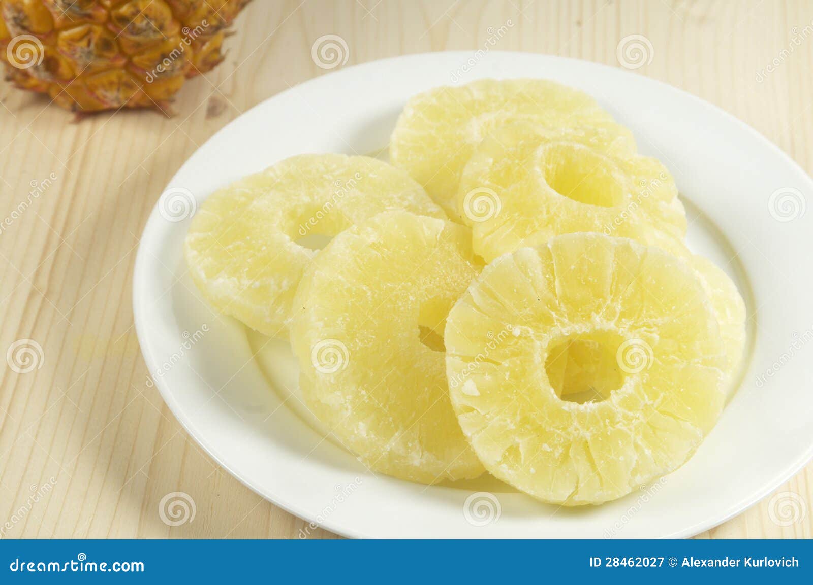 Candied pineapple rings stock image. Image of aromatic - 28462027
