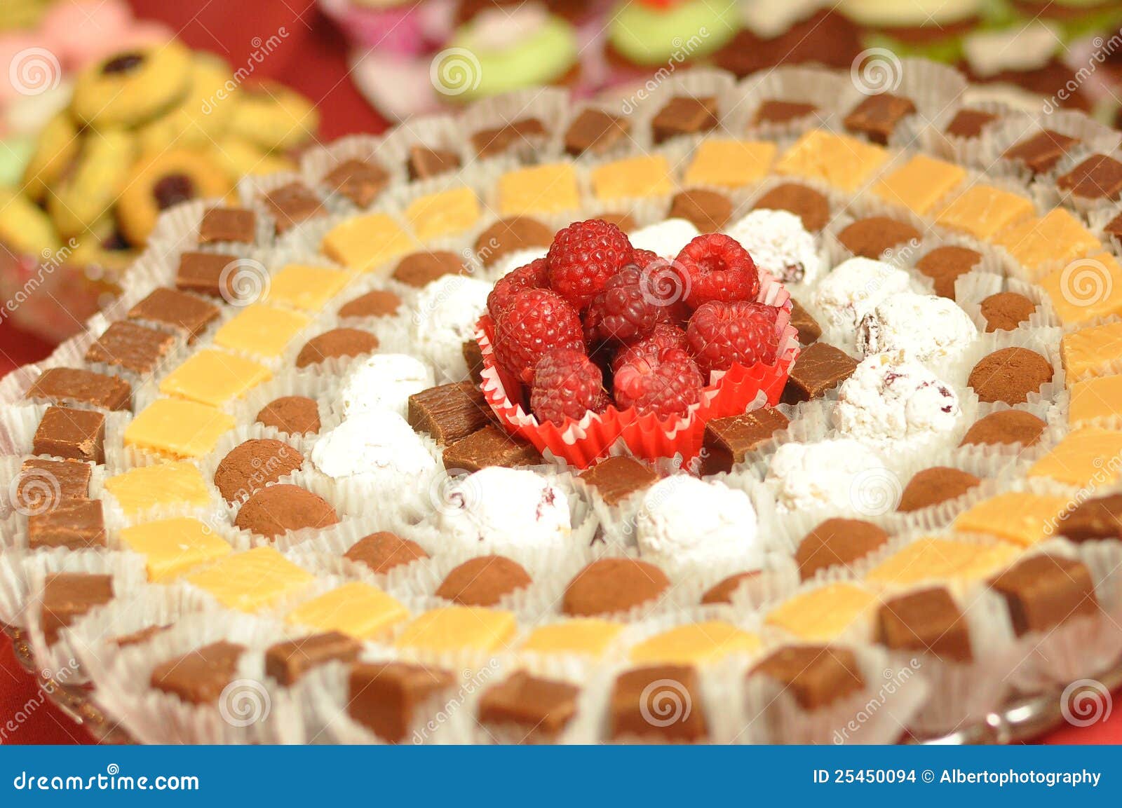 Candies arrangement stock photo. Image of shot, icing - 25450094