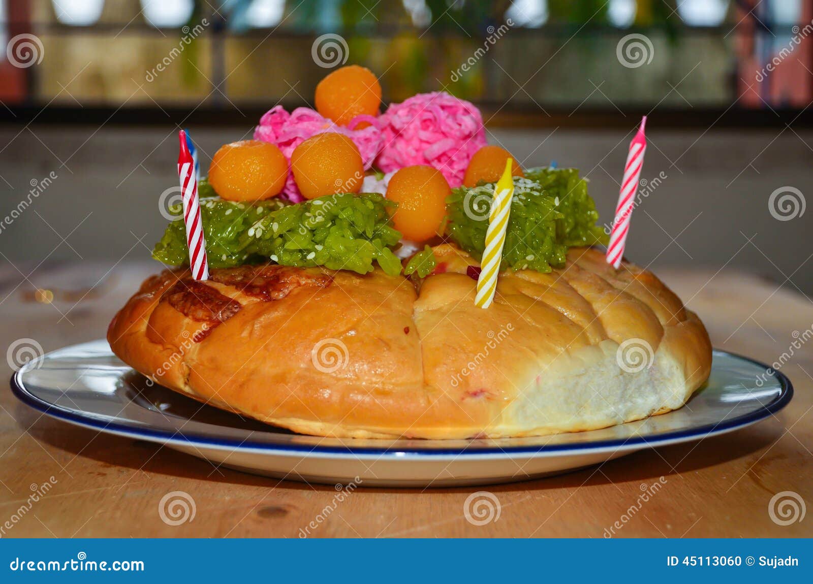 Candies and Candles Thailand Stock Photo - Image of delicious, flavored ...