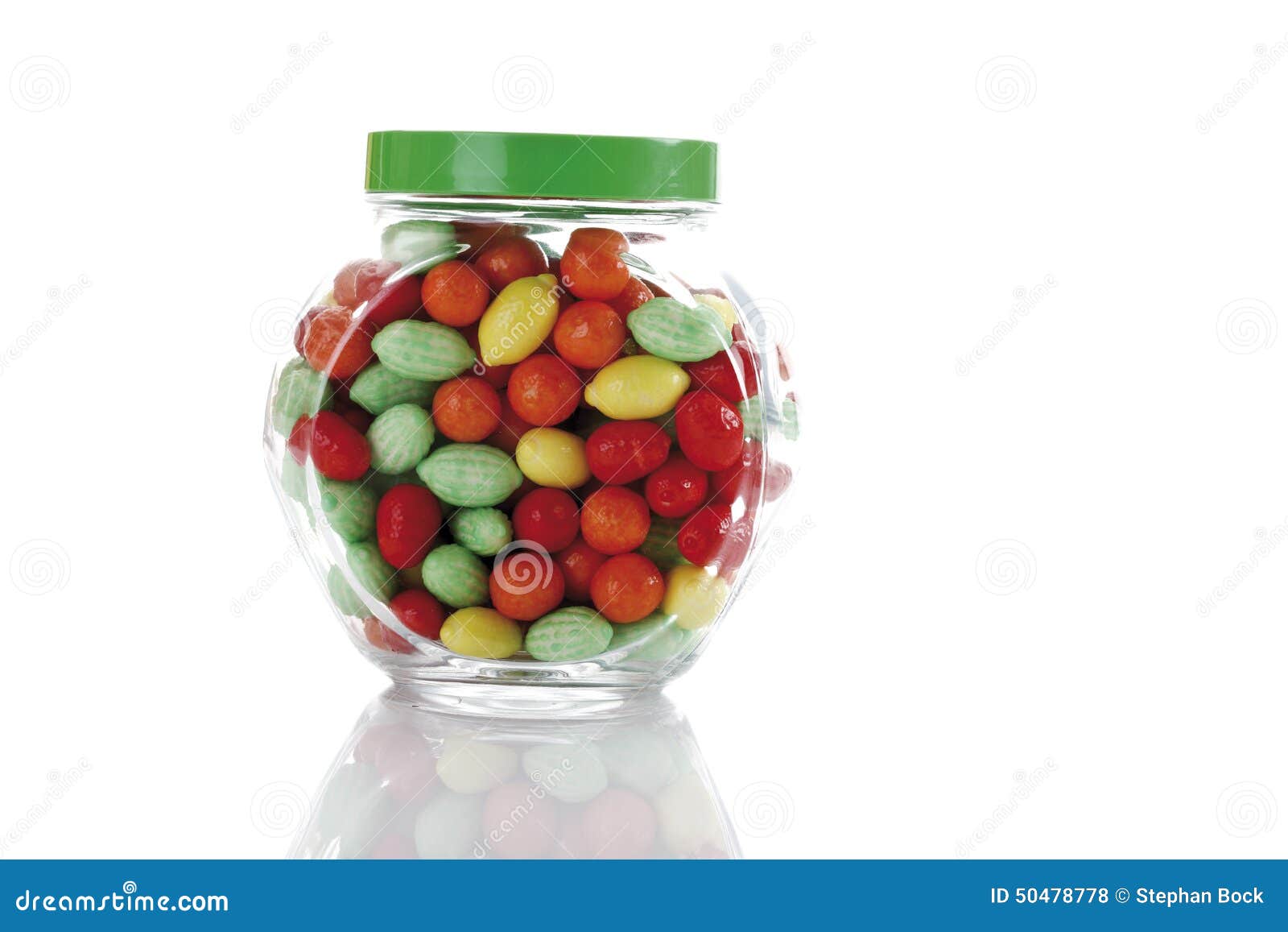 Candies in candy jar stock photo. Image of shaped, calorie - 50478778