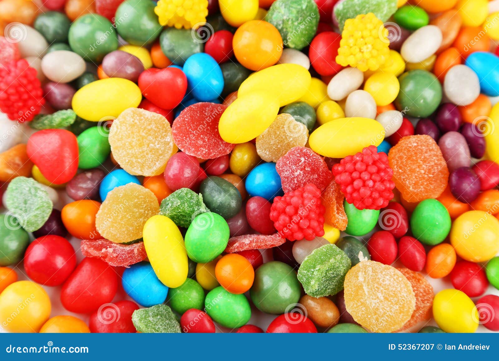 Close Up Sugar Coated Candy Various Colors Stock Photos - Free ...