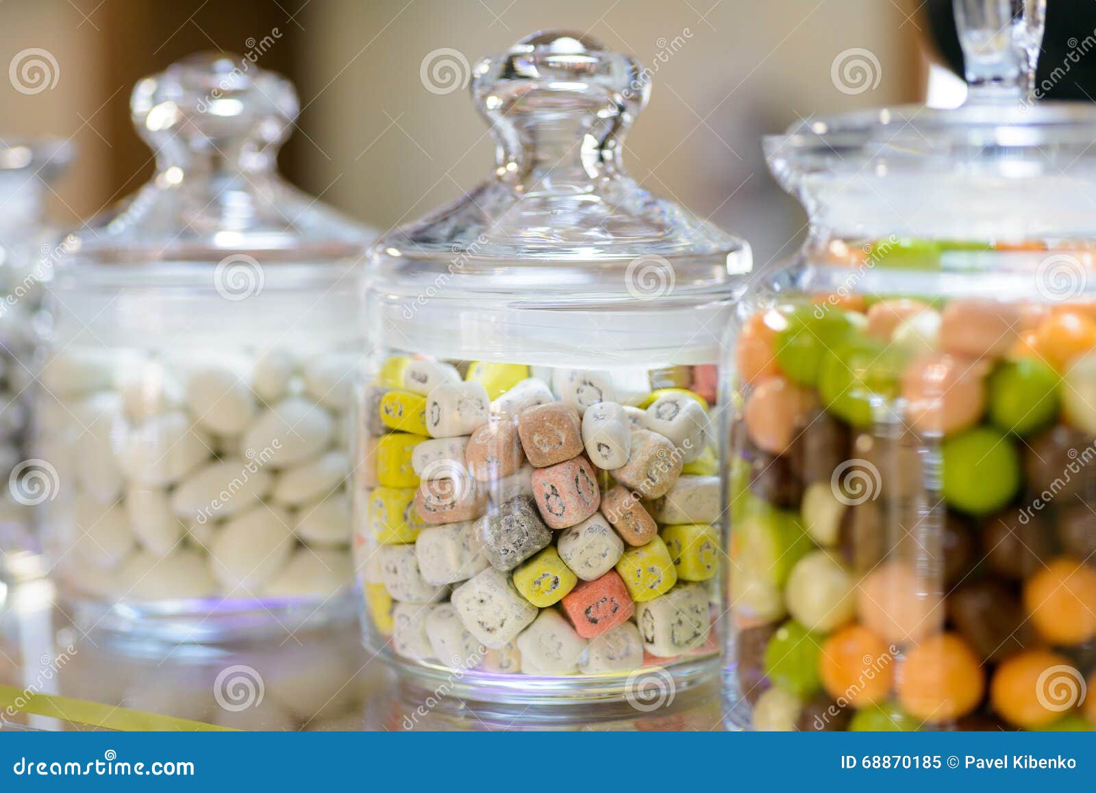 Candies in jar stock image. Image of candy, dessert, assorted - 68870185