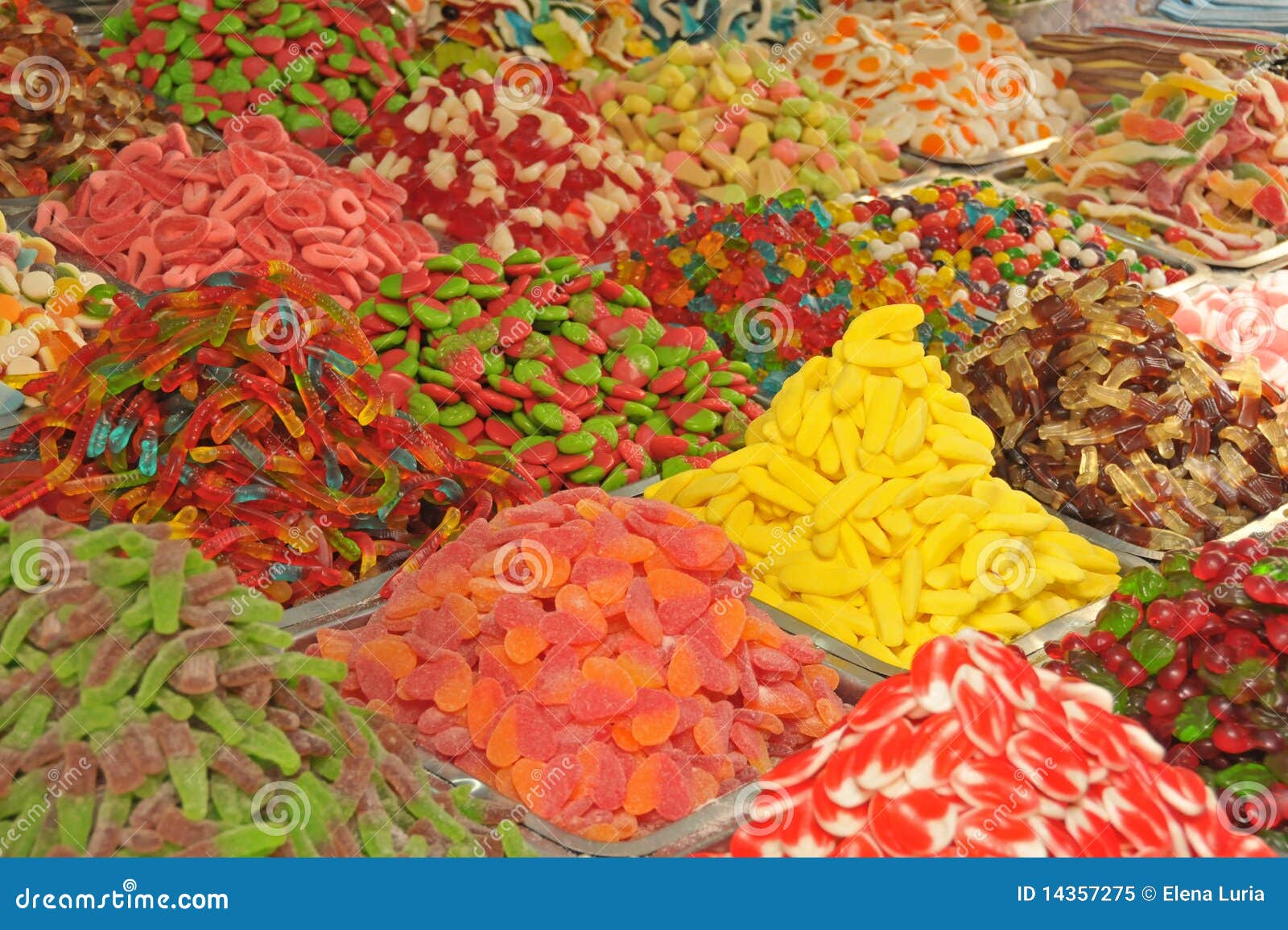 Candies market stock image. Image of market, sweet, snack - 14357275