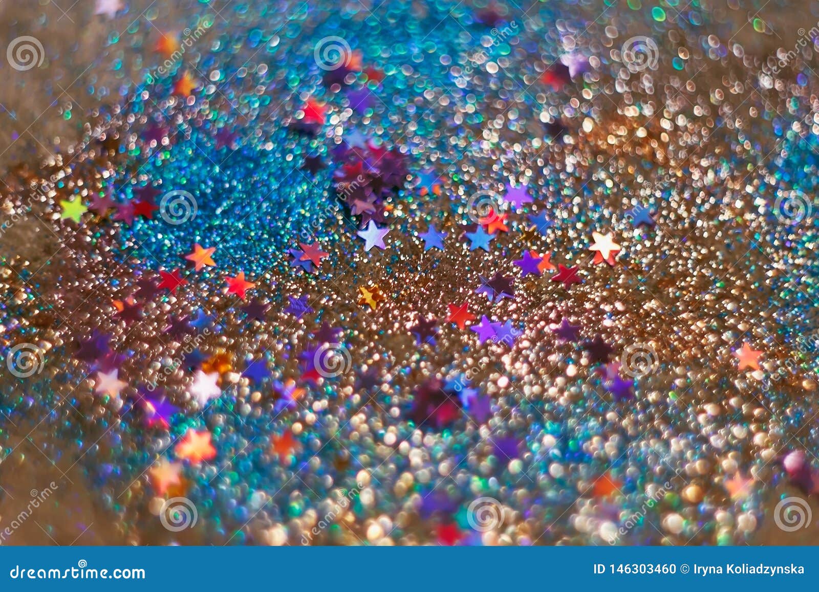 Candies, Sparkles and Sparkling Dust, Texture of a Bright Blurred Spark ...