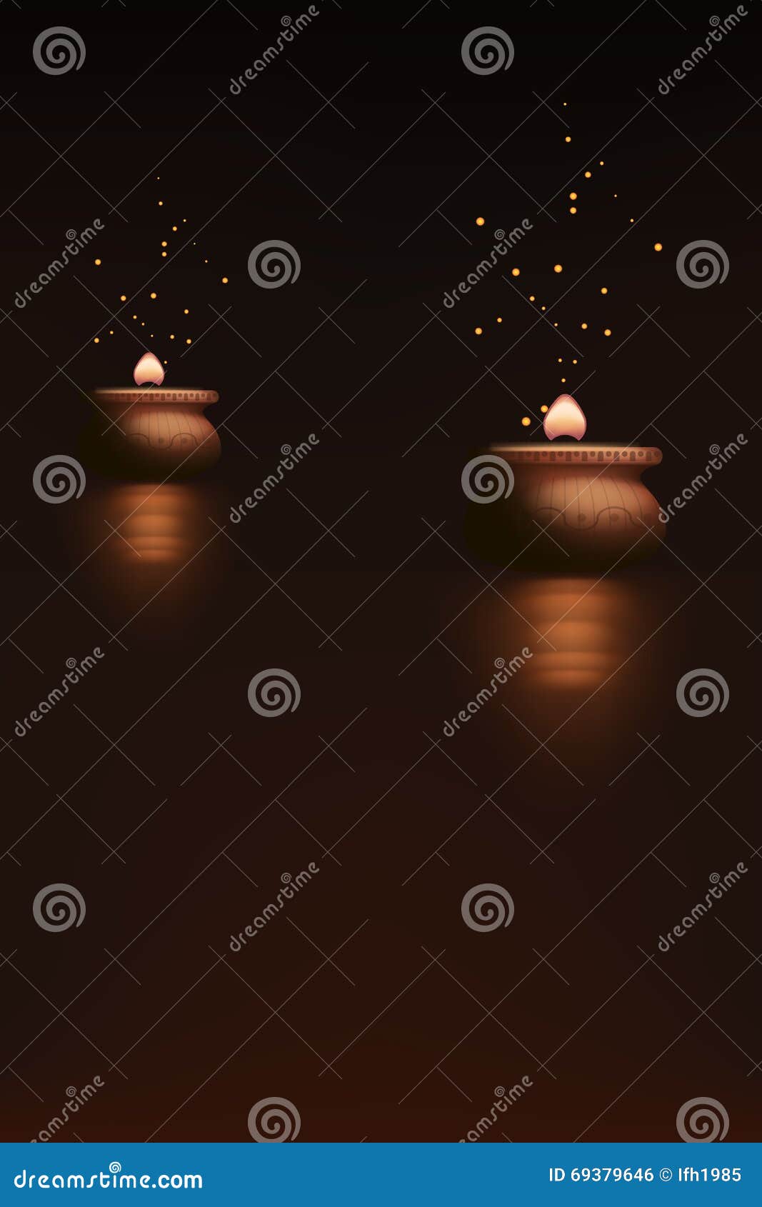 Candle back 01 stock vector. Illustration of burn, darkness - 69379646