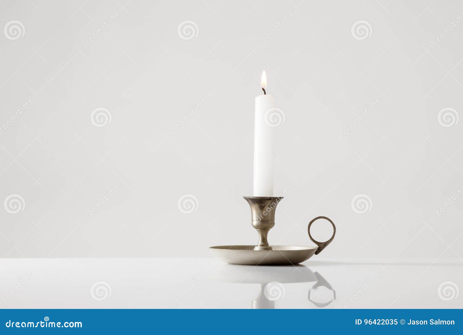 Candle burning bright stock image. Image of decorative - 96422035