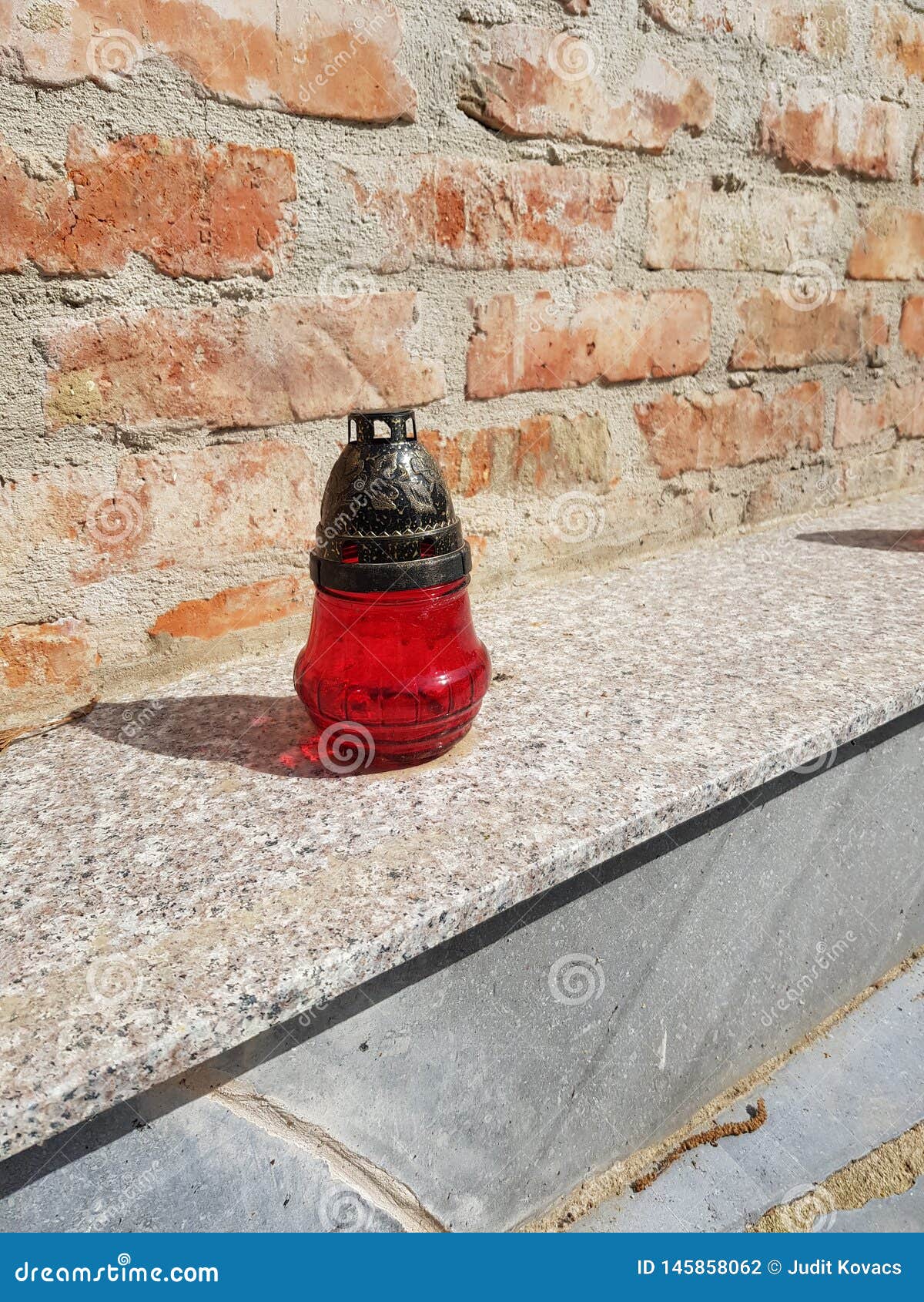 Candle stock photo. Image of mourning, wall, death, candle - 145858062