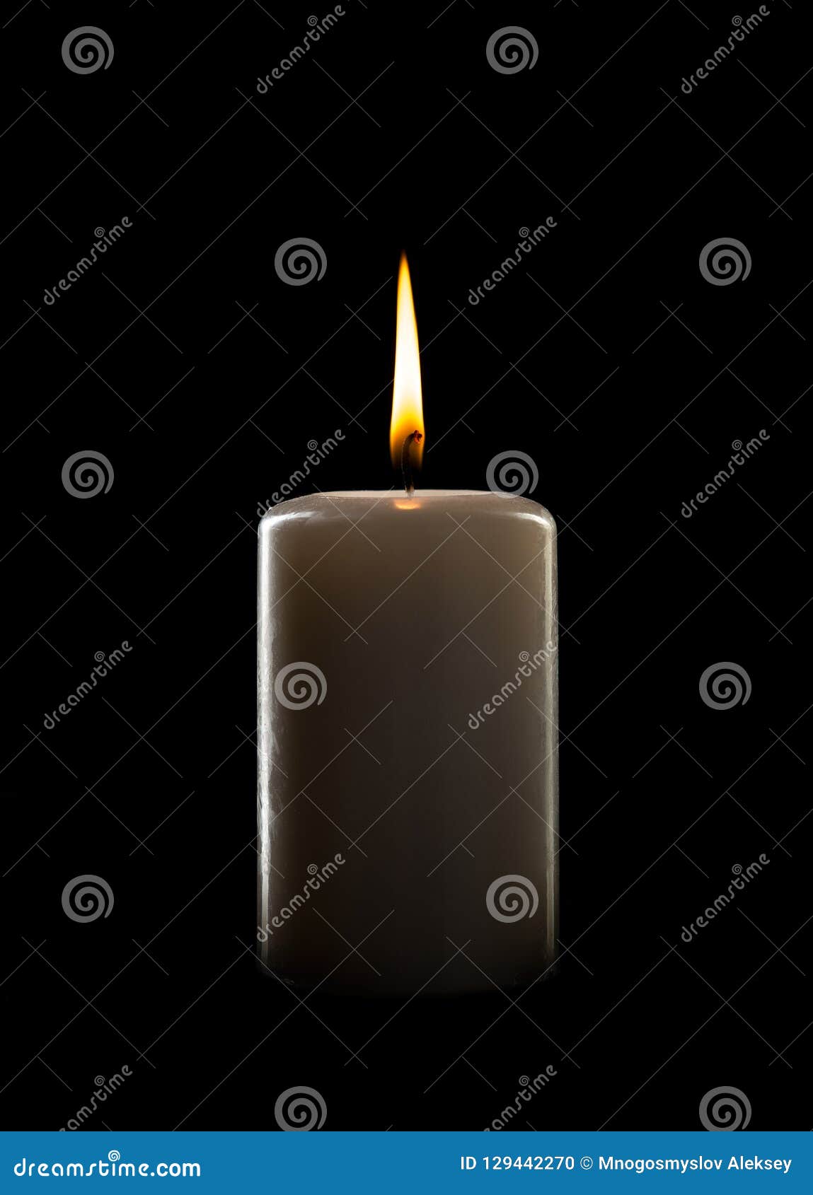 Candle close up stock photo. Image of close, candle - 129442270