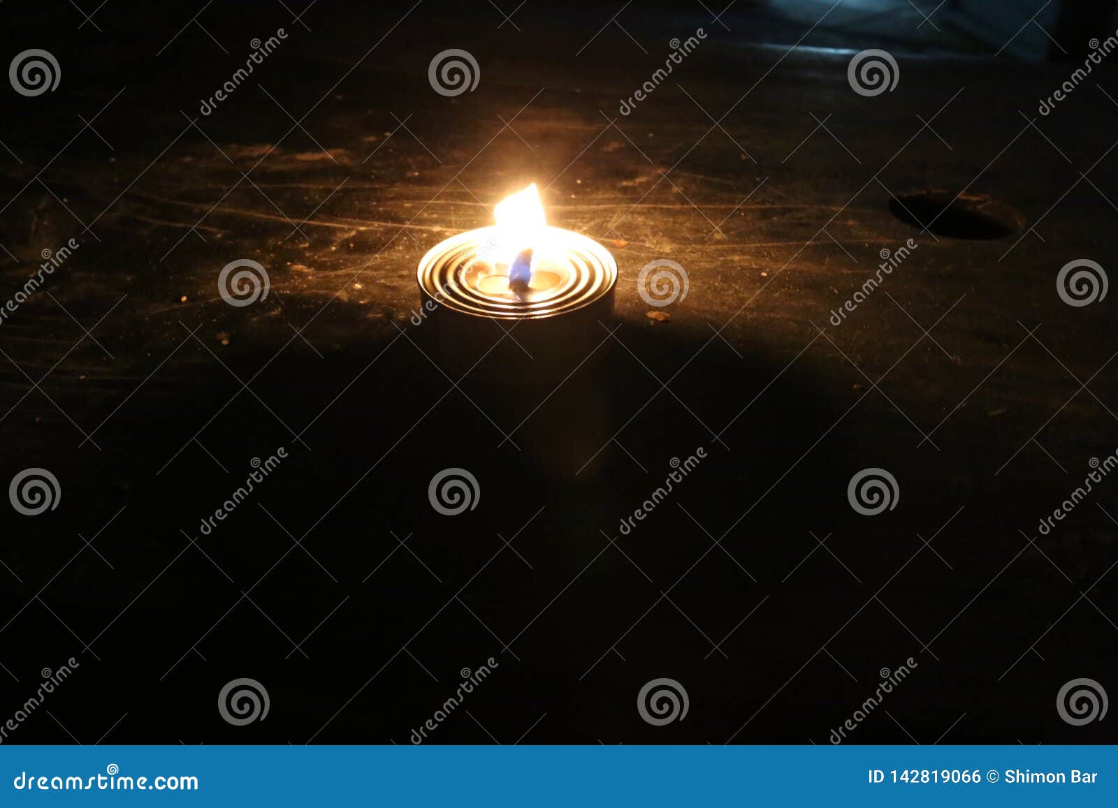 Candle - a Device for Lighting Stock Photo - Image of fatty, inside ...