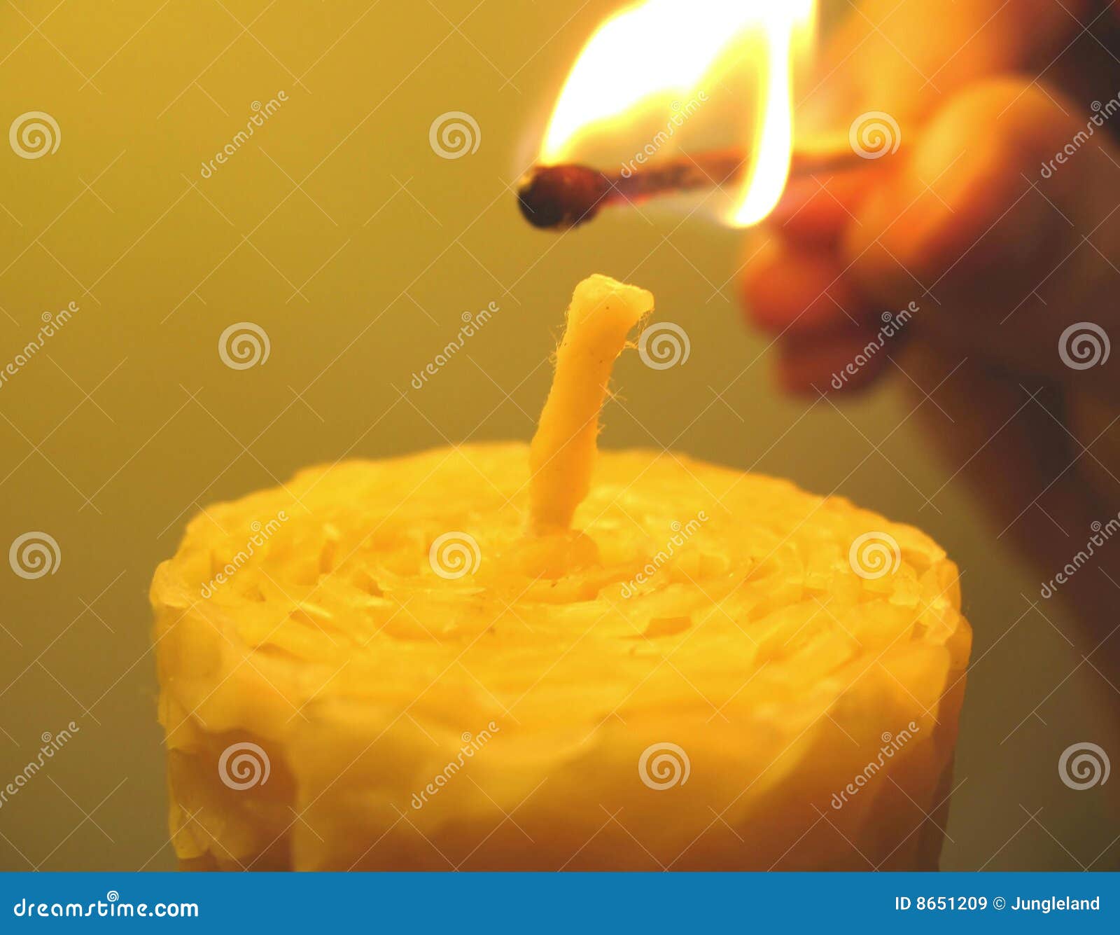 Candle for fire stock image. Image of evening, tranquility - 8651209