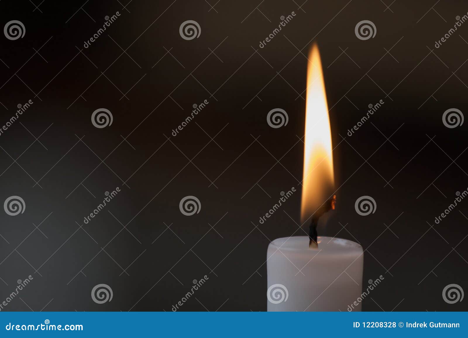Candle flame stock photo. Image of bright, christmas - 12208328