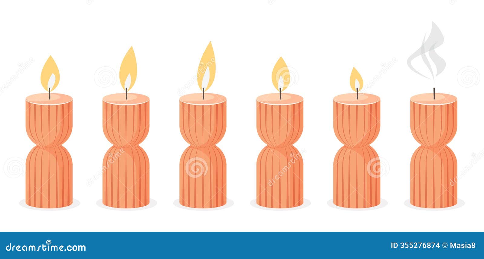 Candle Flame Animation, Vector Cartoon Sequence | CartoonDealer.com ...