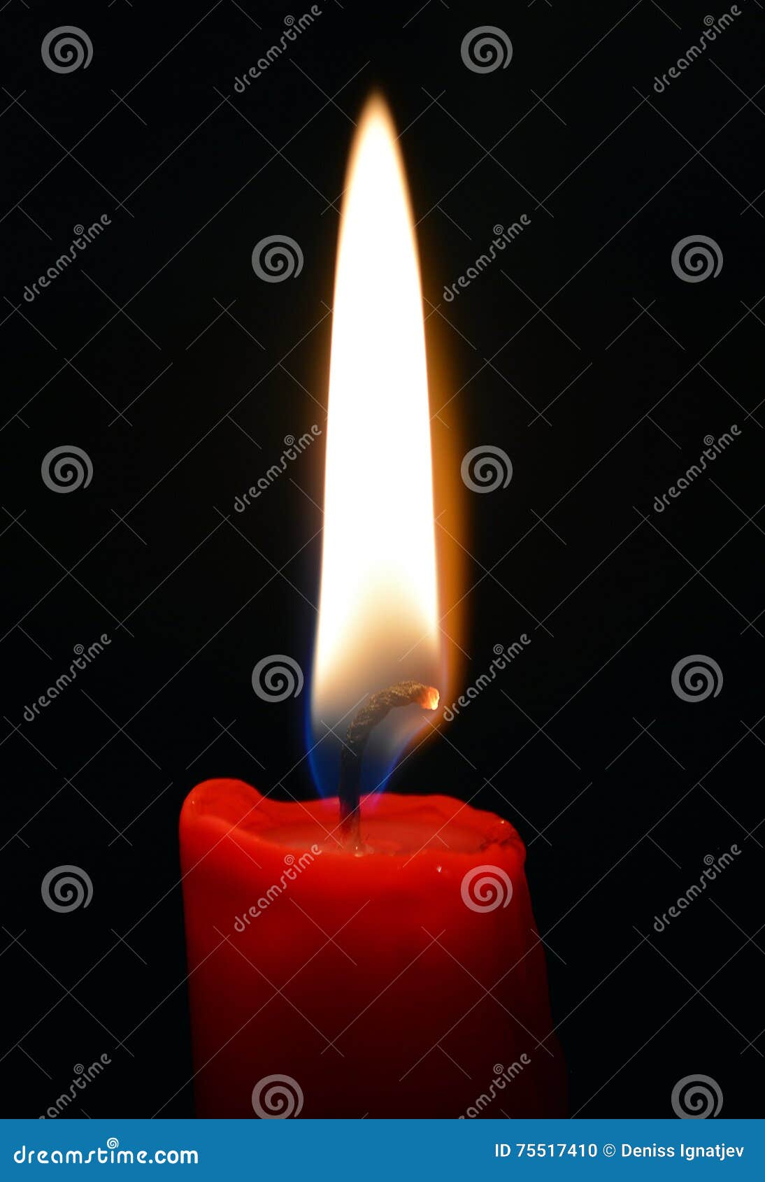 Candle flame stock photo. Image of esoteric, closeup - 75517410