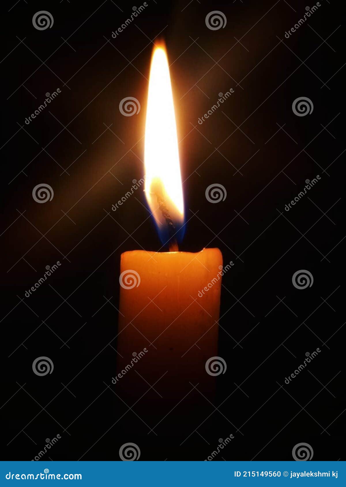 Candle Flame in a Mobile Camera Stock Photo - Image of candle, camera ...