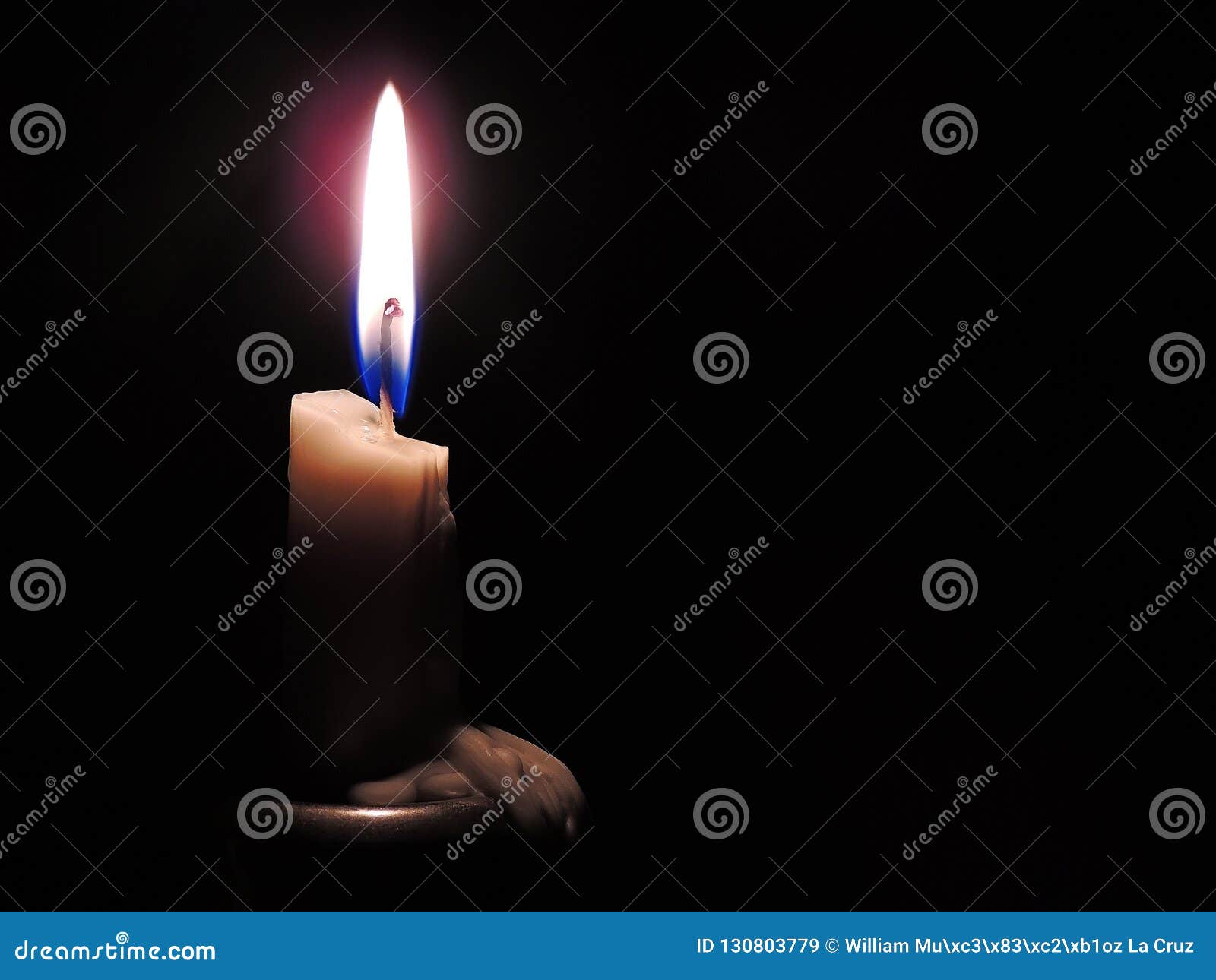 Candle in half light stock image. Image of intimacy - 130803779