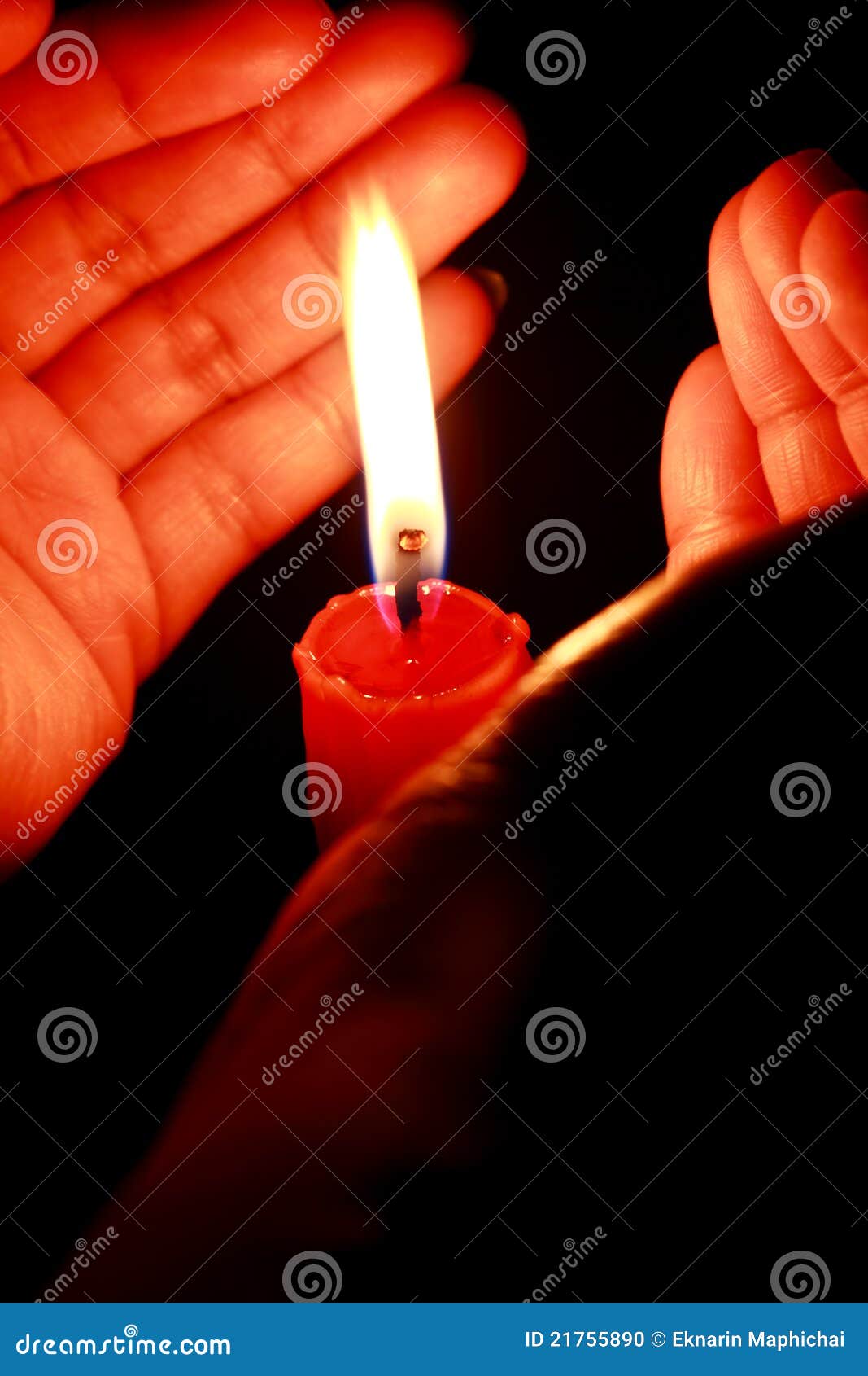 Candle in hand stock photo. Image of skin, heat, glowing - 21755890