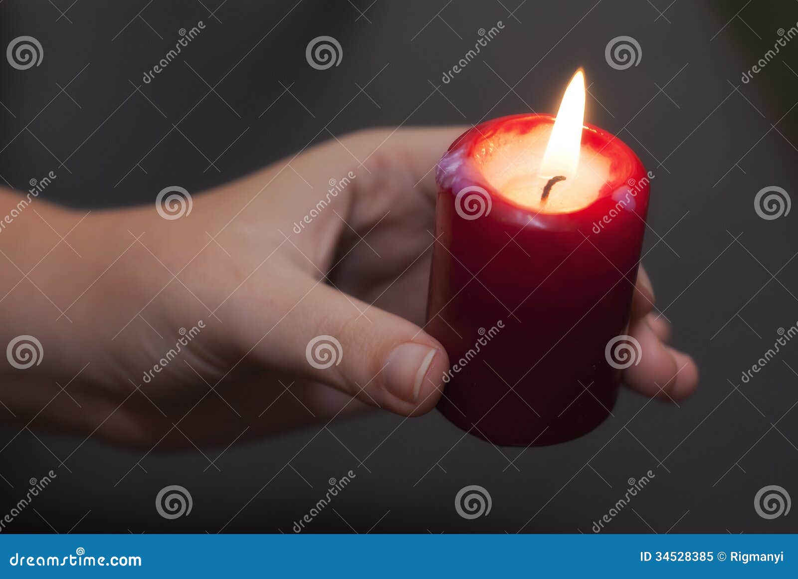 Candle in hand stock image. Image of fire, prayer, solitude - 34528385