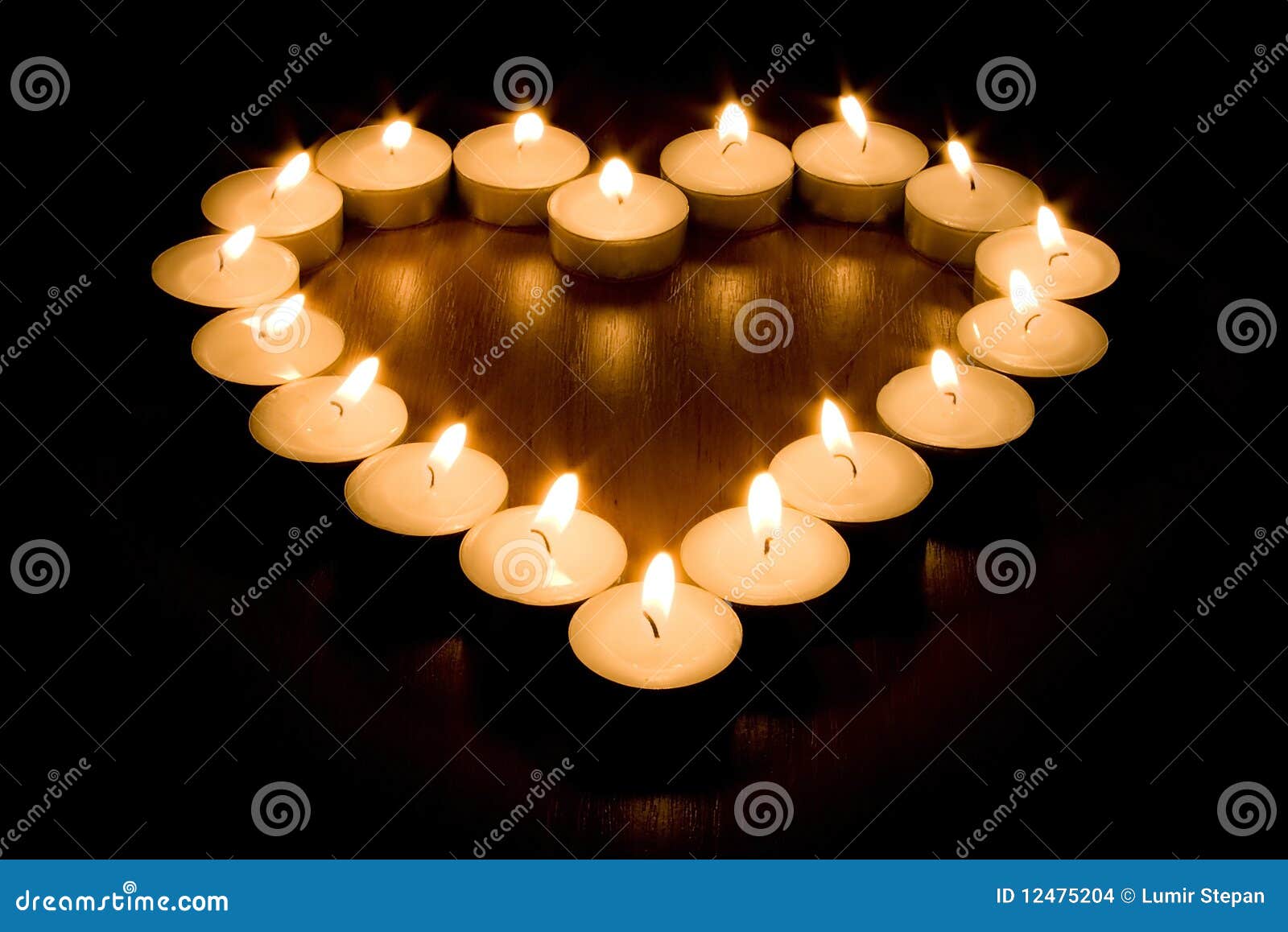 Candle heart stock photo. Image of friend, flame, emotion - 12475204