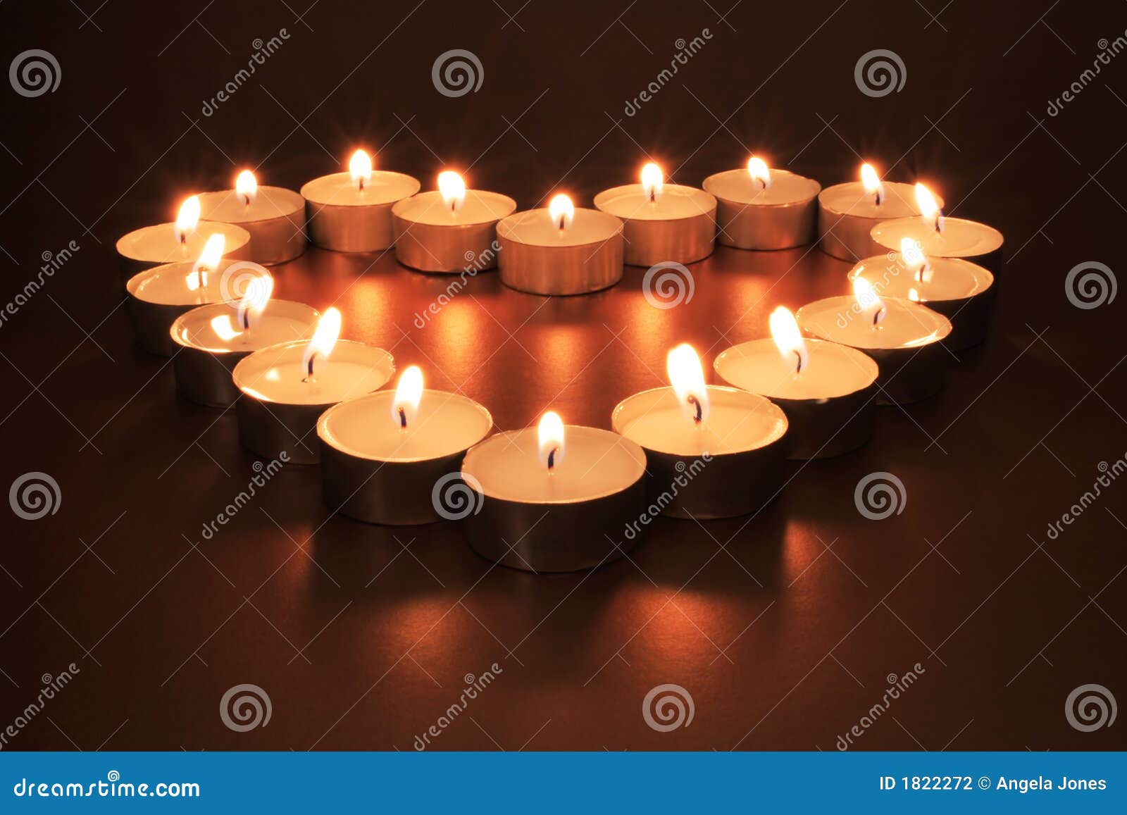 Candle Heart stock photo. Image of candles, glow, valentines - 1822272