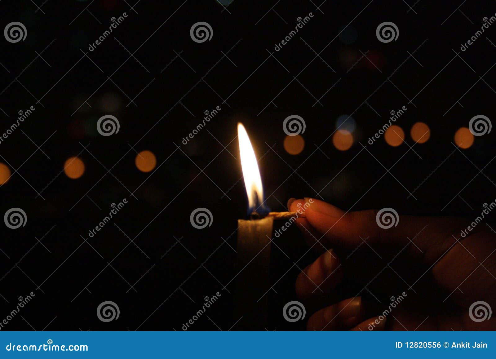 Candle of life stock photo. Image of fire, burning, candle - 12820556
