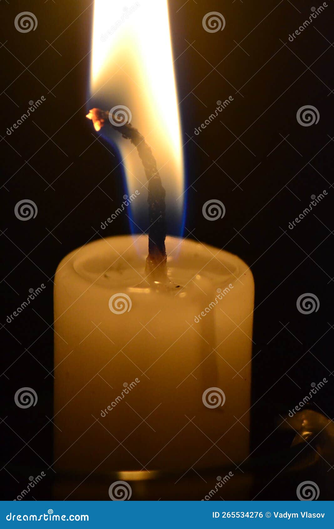 Candle, Candle Light in the Dark, Light. Day of Mourning Stock Photo ...
