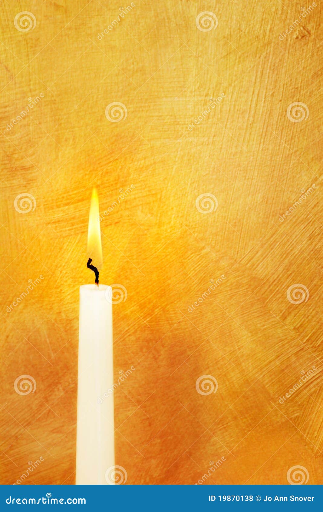 Candle light on gold stock photo. Image of bright, decoration - 19870138