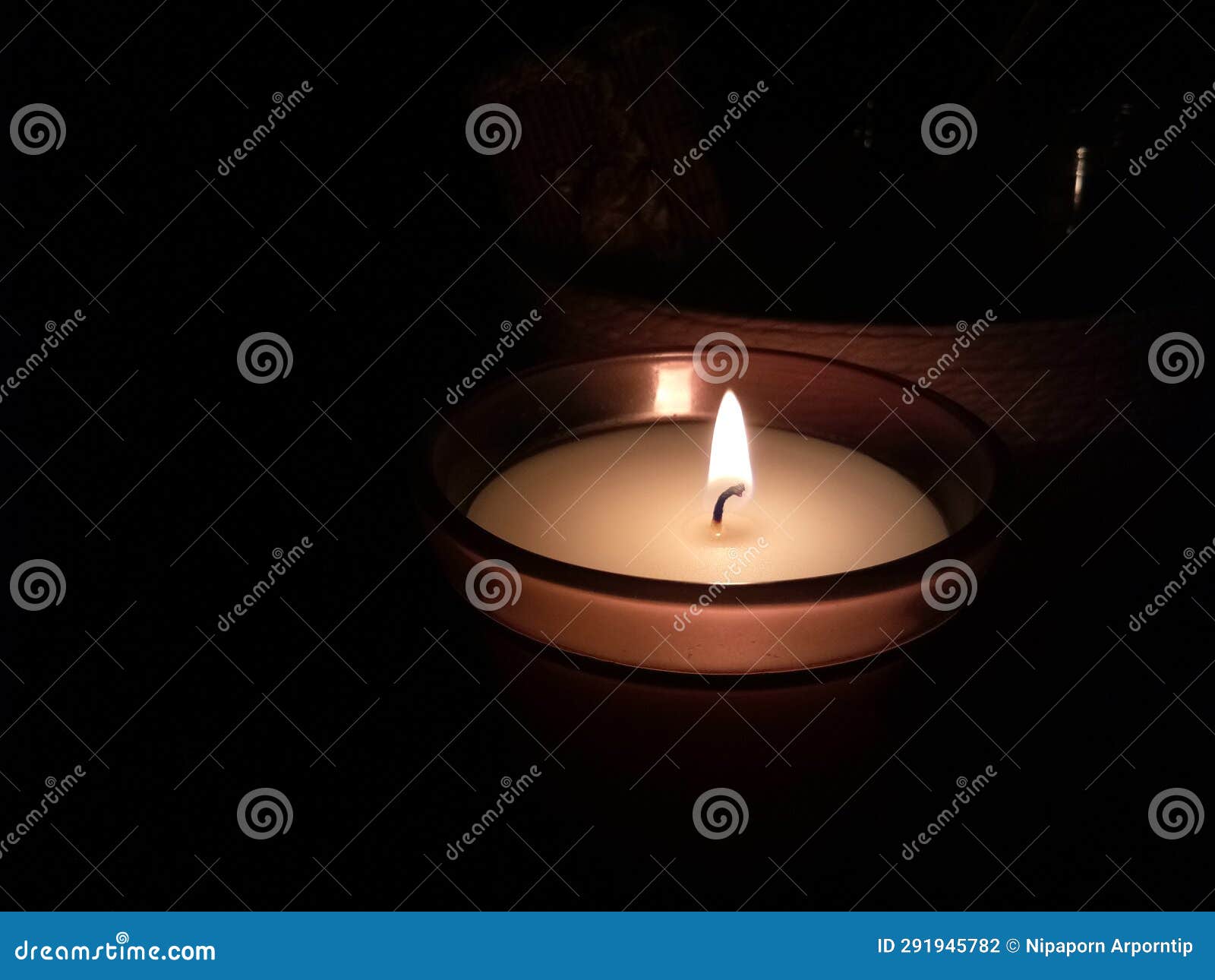 Candle light in the night stock photo. Image of silk - 291945782