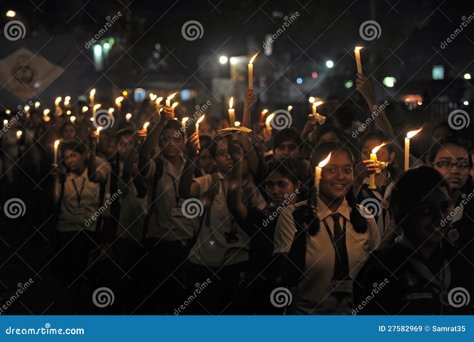 Candle Light Rally editorial stock image. Image of protest - 27582969