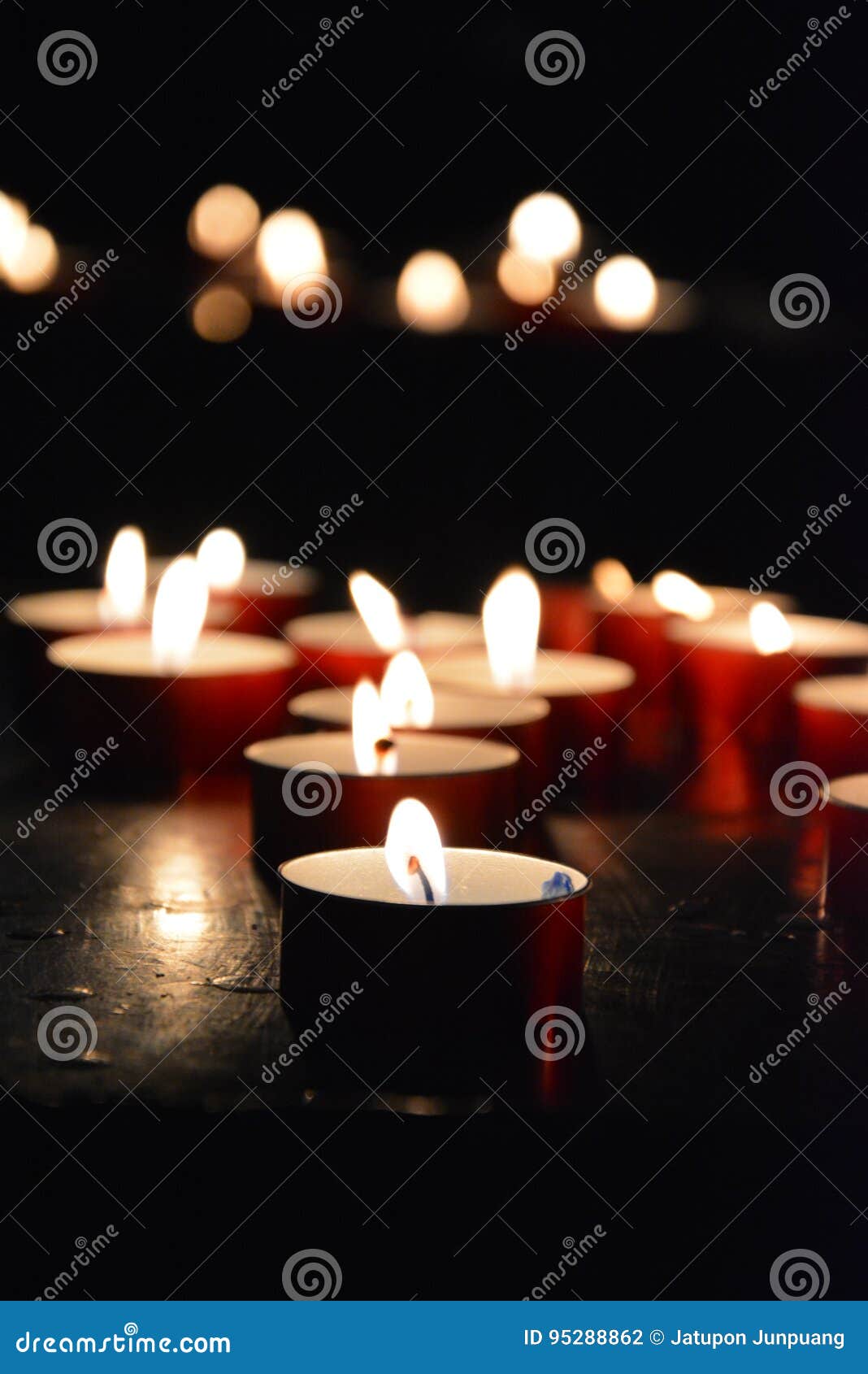 Candle light stock photo. Image of reflects, mirror, candle - 95288862