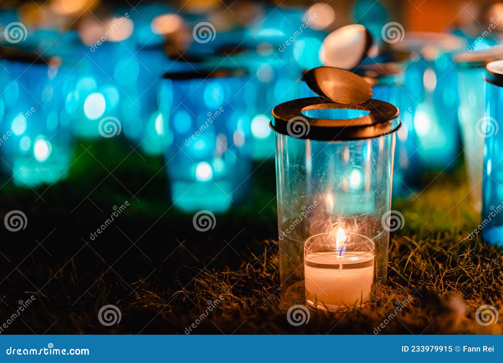Candle light up stock image. Image of fire, night, candlelight - 233979915