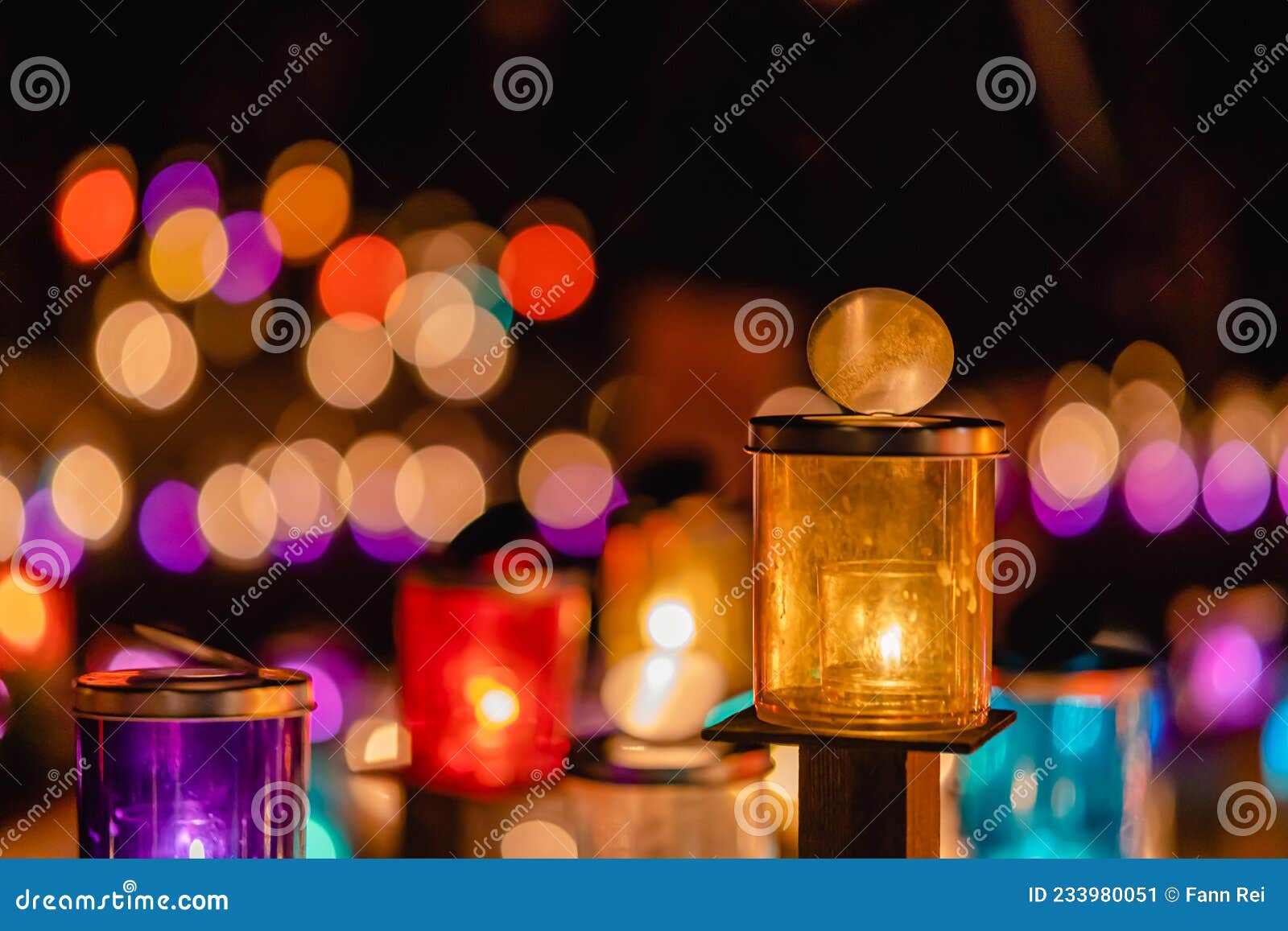 Candle light up stock image. Image of christmas, flame - 233980051