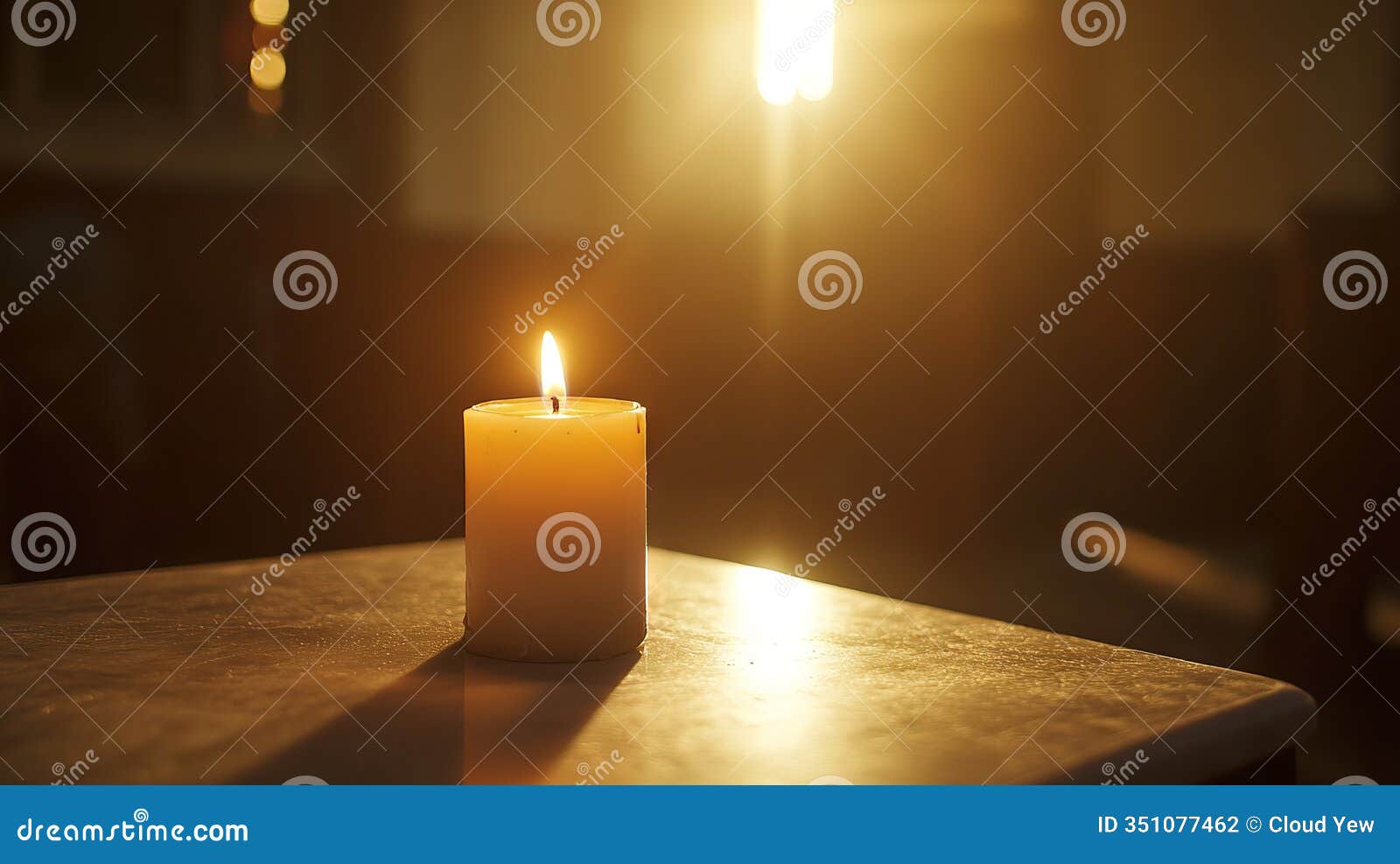 A Dimly Lit Room With A Desk And Chairs Created With Generative AI ...